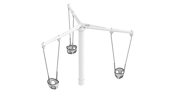 3D toddler carousel kompan - TurboSquid 1689447