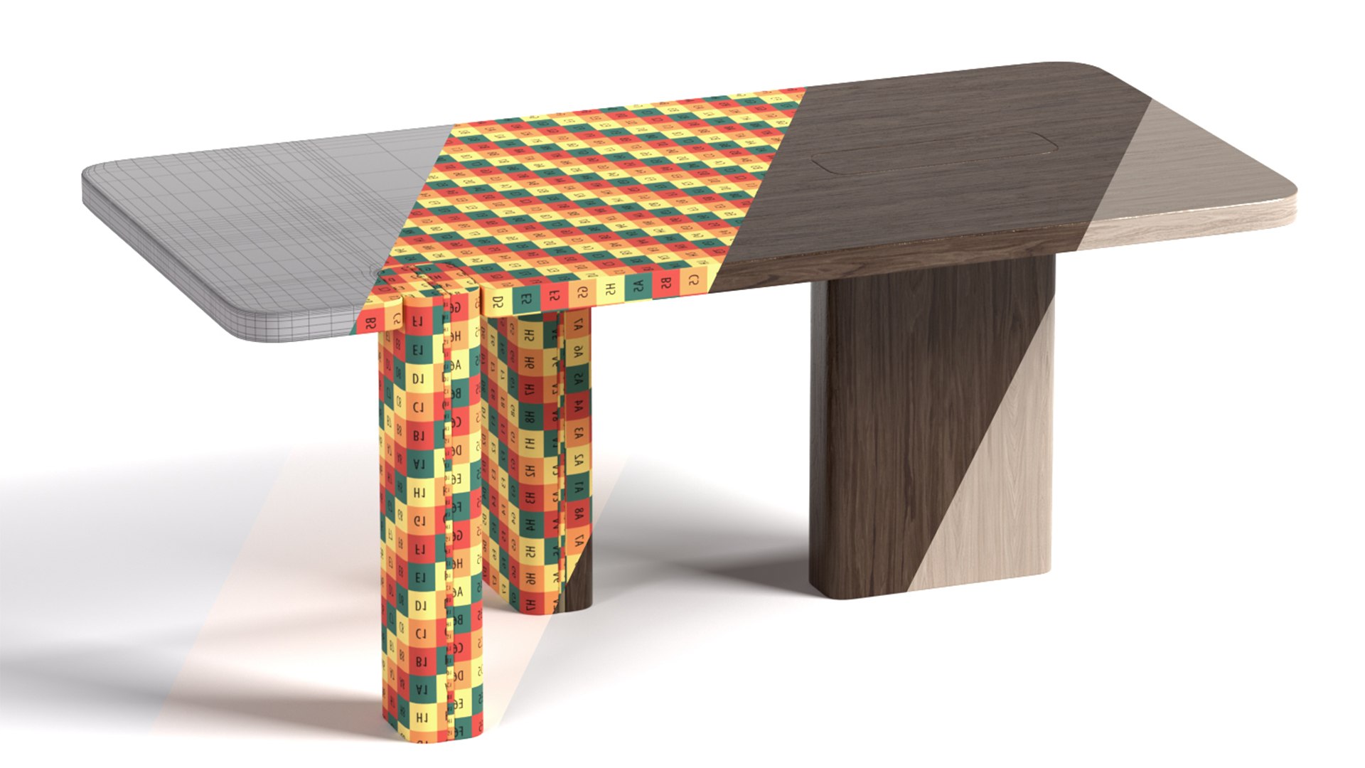 3D Rosie Dining Table By LuxLucia Casa3DsMax2017 Model - TurboSquid 2133348
