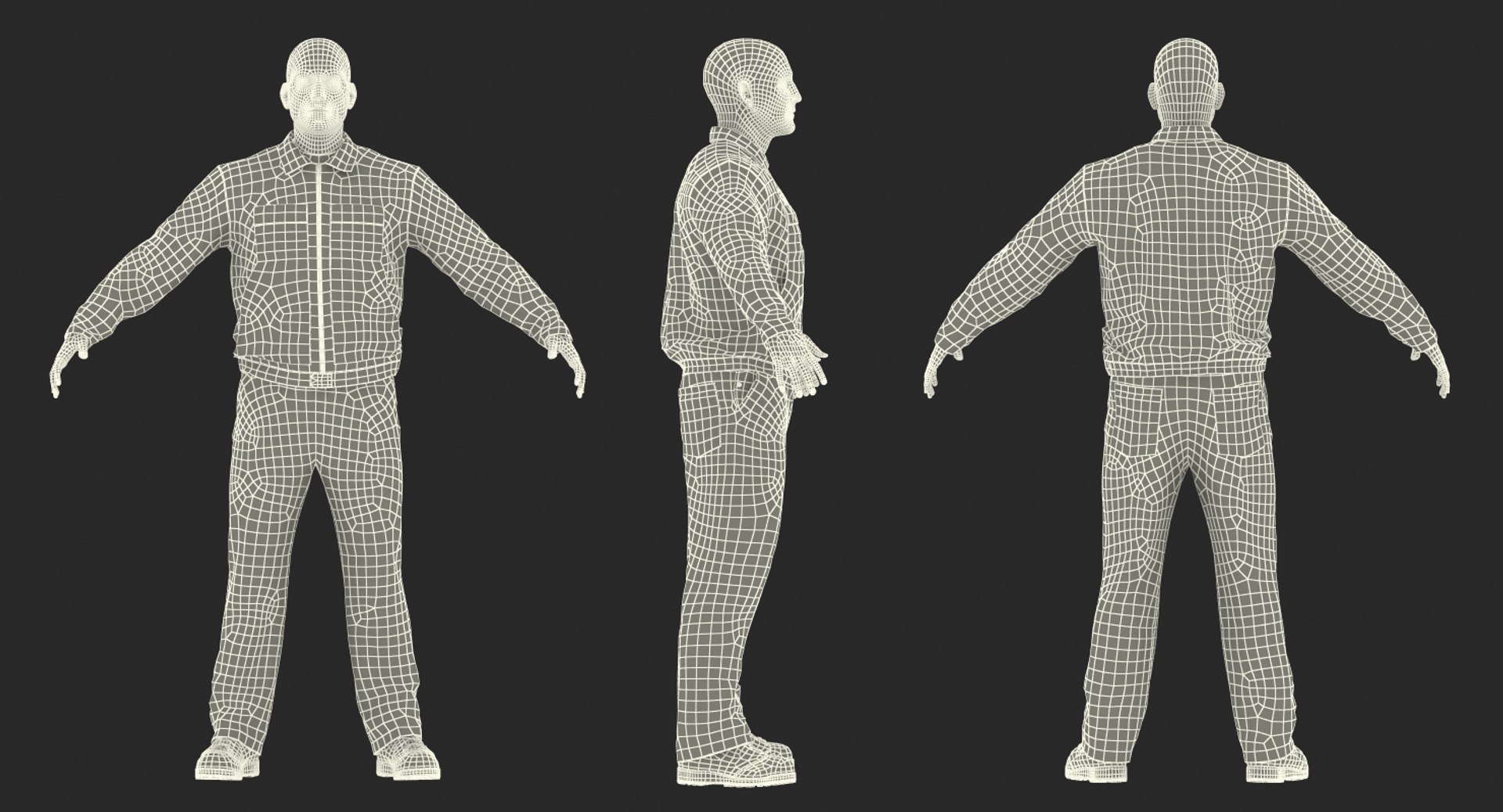 3D Mechanic Worker Wearing Blue Model - TurboSquid 1160746