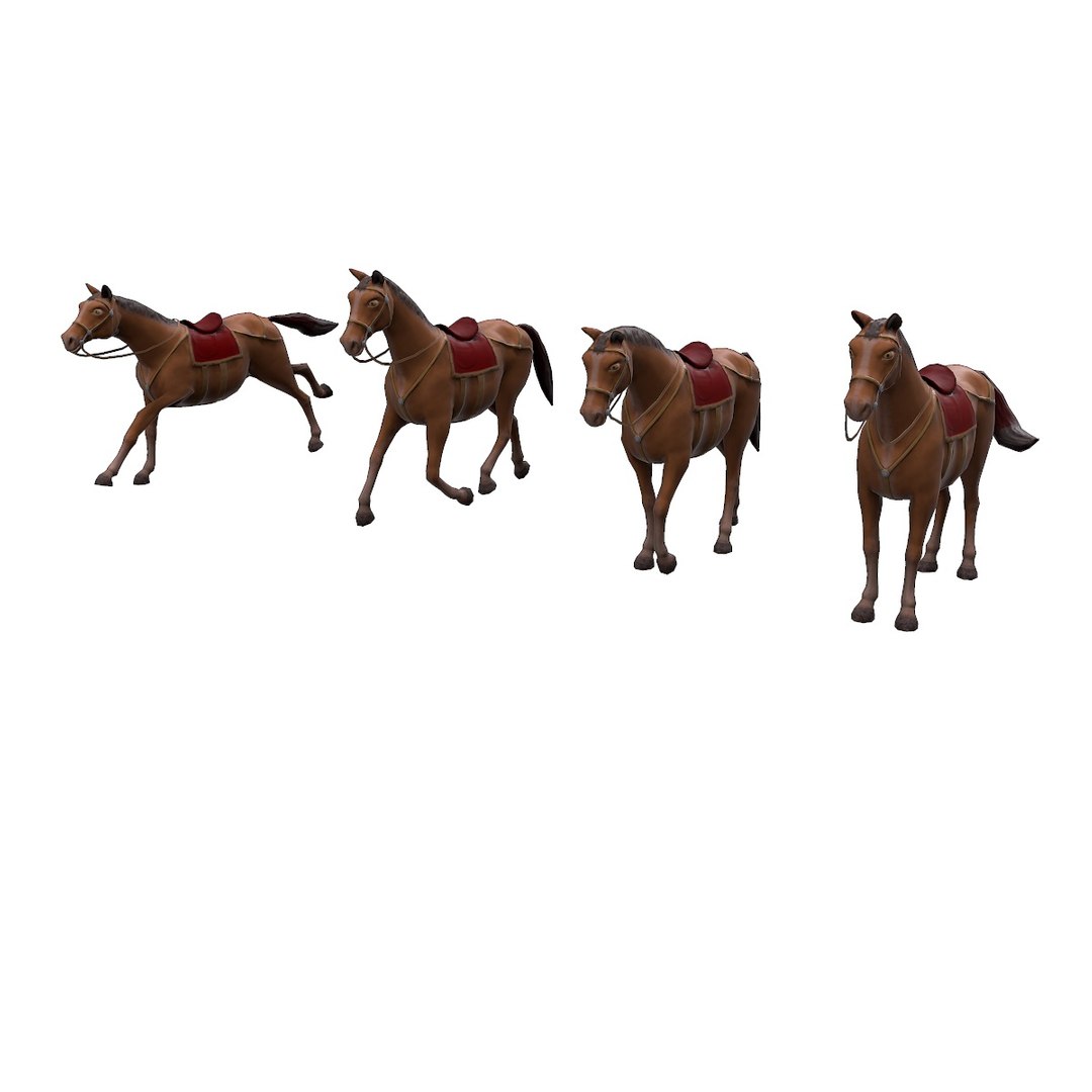 Horse Saddle Animations 3D Model - TurboSquid 1206653