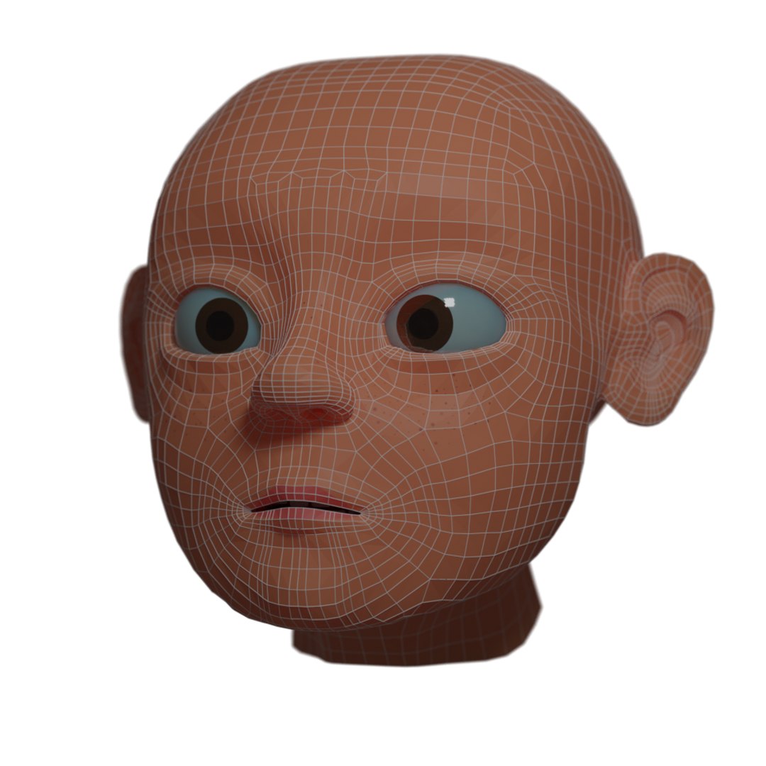 Head Stylized Character 3D Model - TurboSquid 1470100