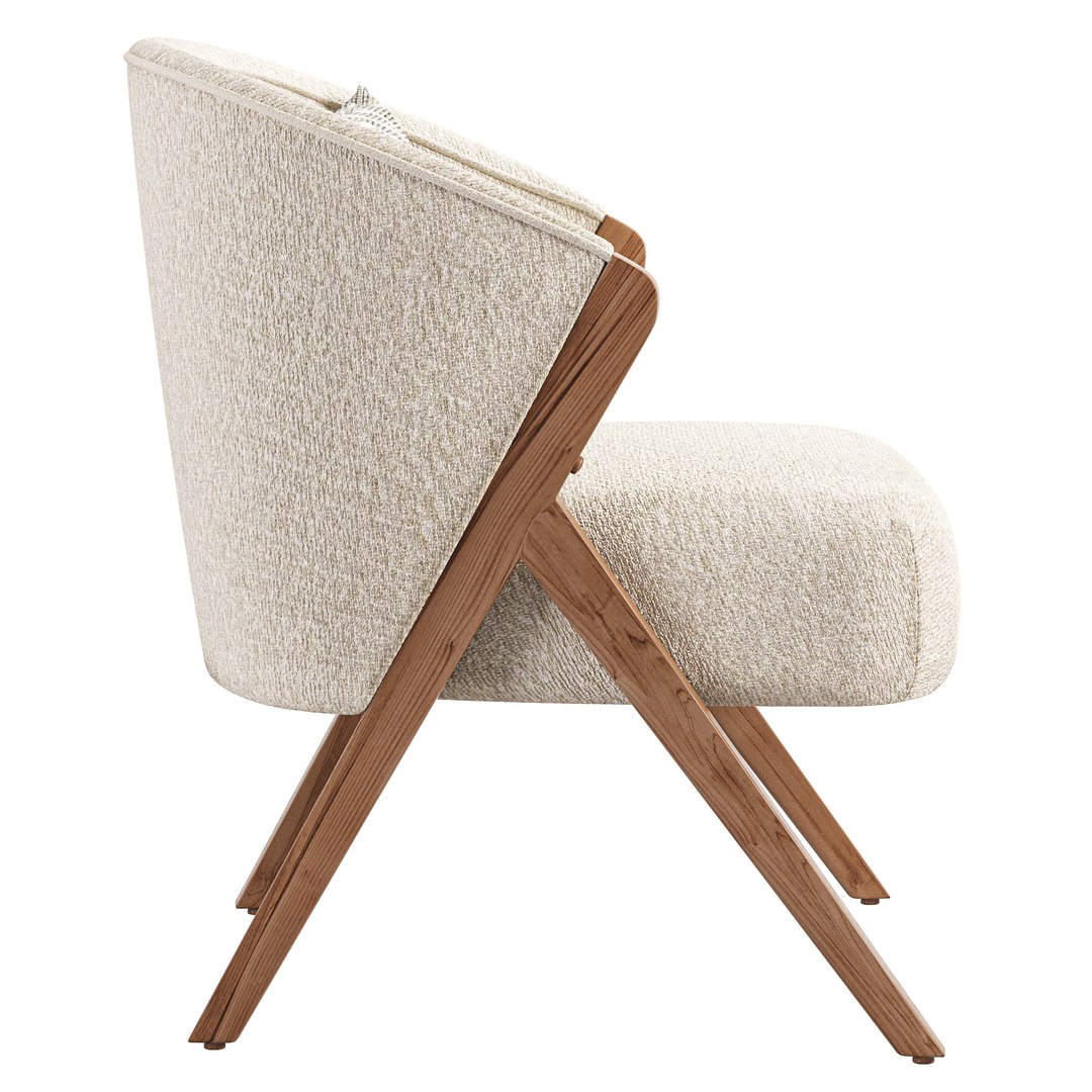 3D ZARA HOME UPHOLSTERED BOUCLE ARMCHAIR - TurboSquid 2171053