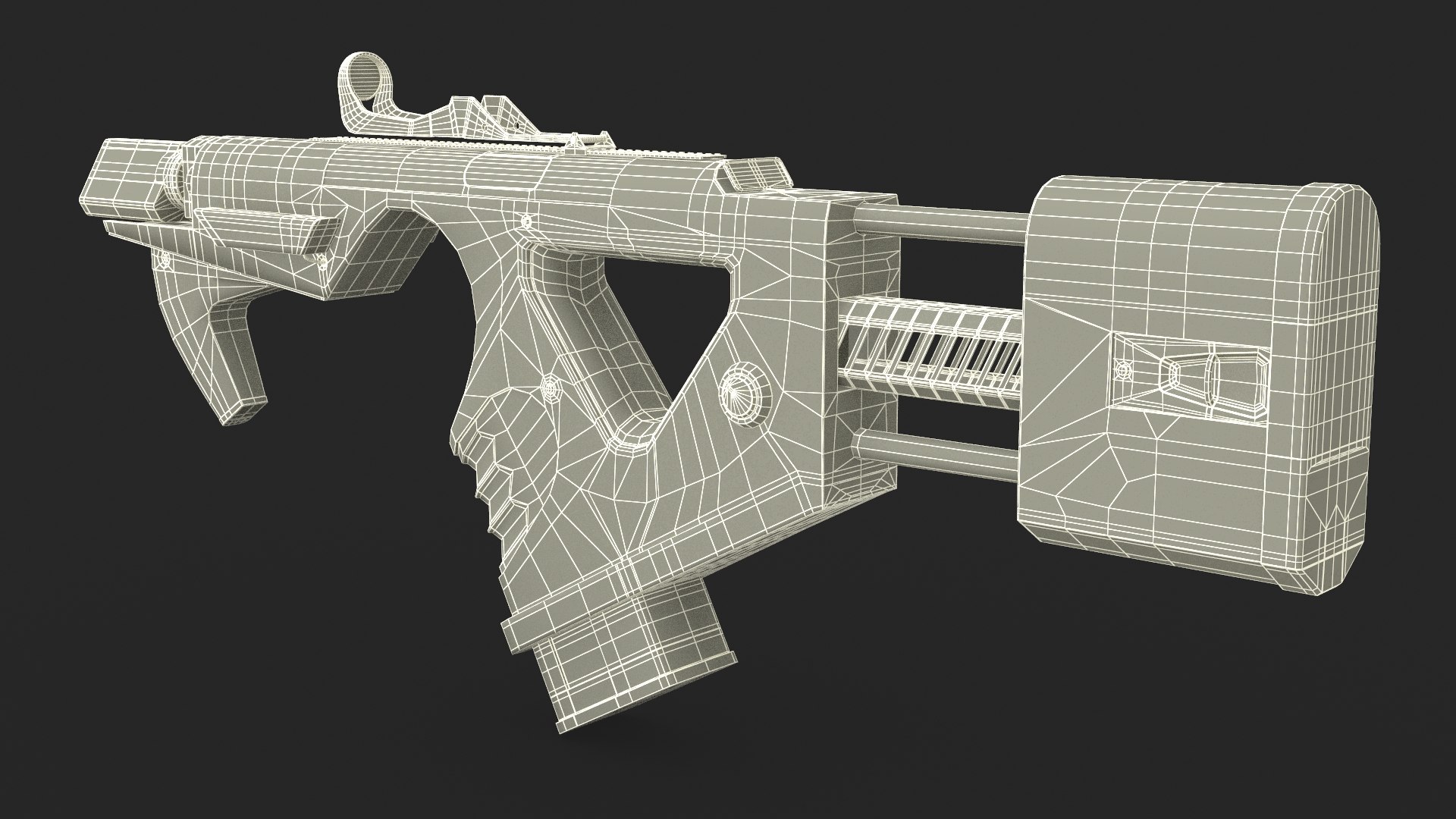 Sci-Fi SMG Yellow 3D Model - TurboSquid 2112411