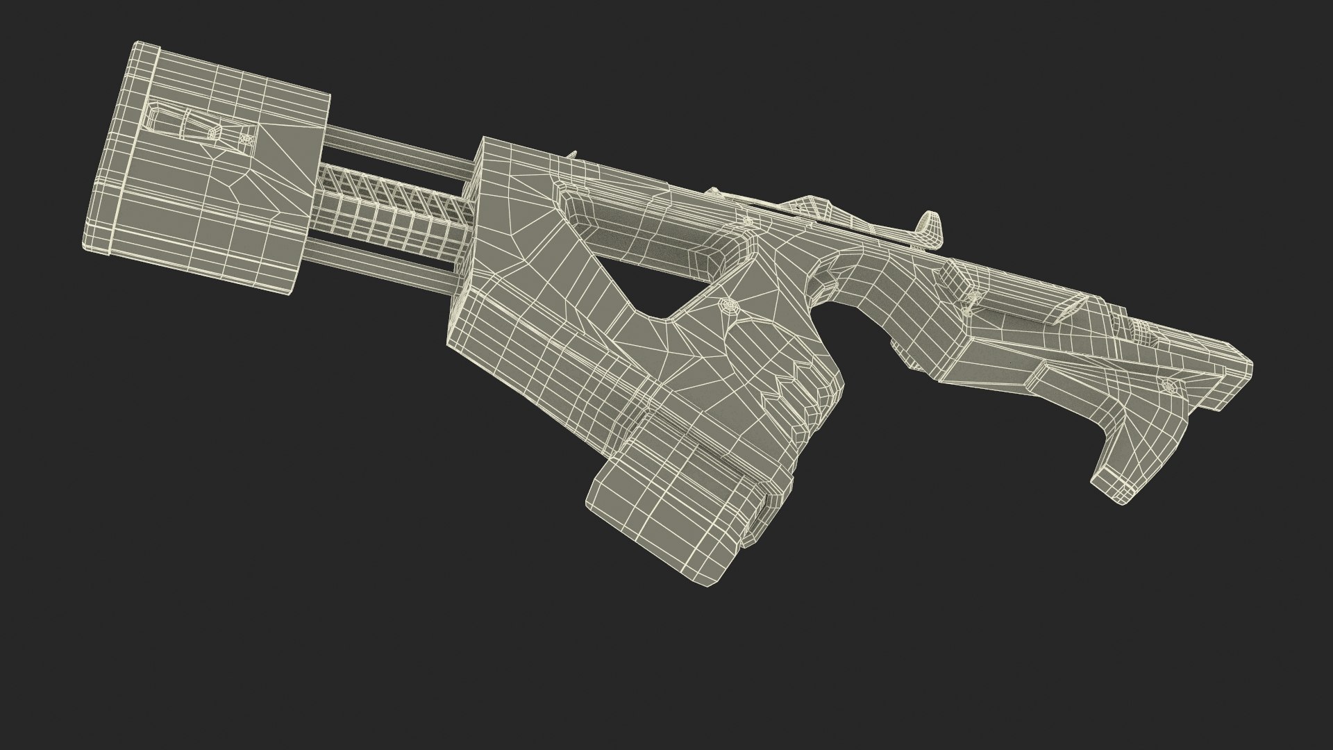 Sci-Fi SMG Yellow 3D Model - TurboSquid 2112411