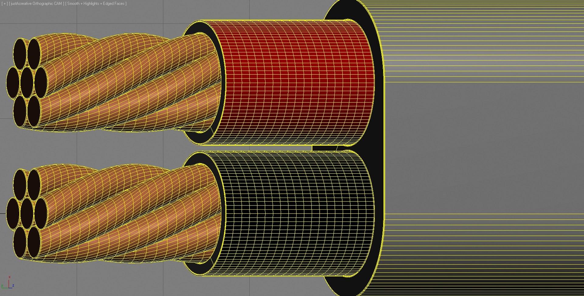 3d electrical cables twin sheathed