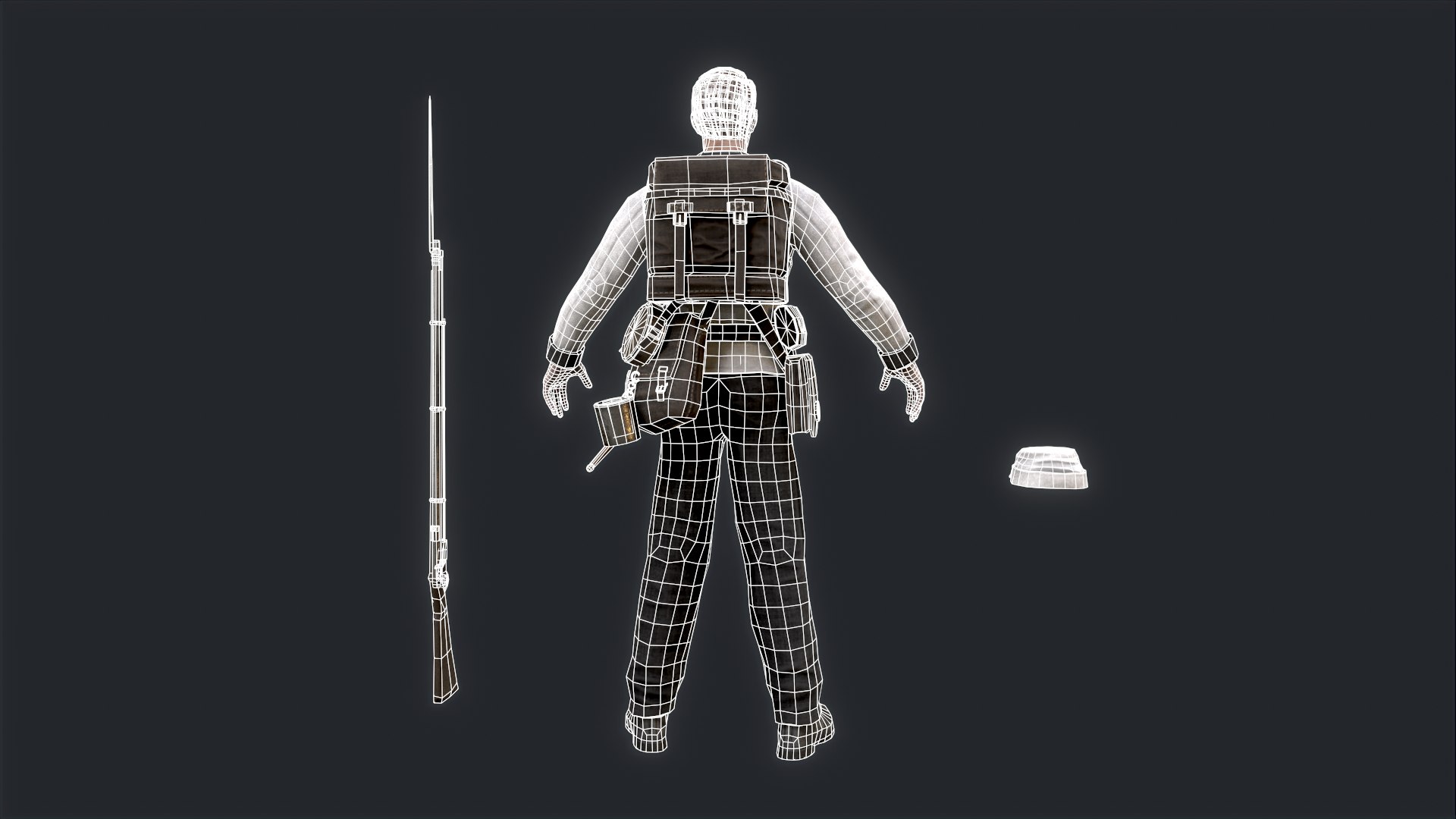 3D Model Soldier S4 Version2 - TurboSquid 2152647