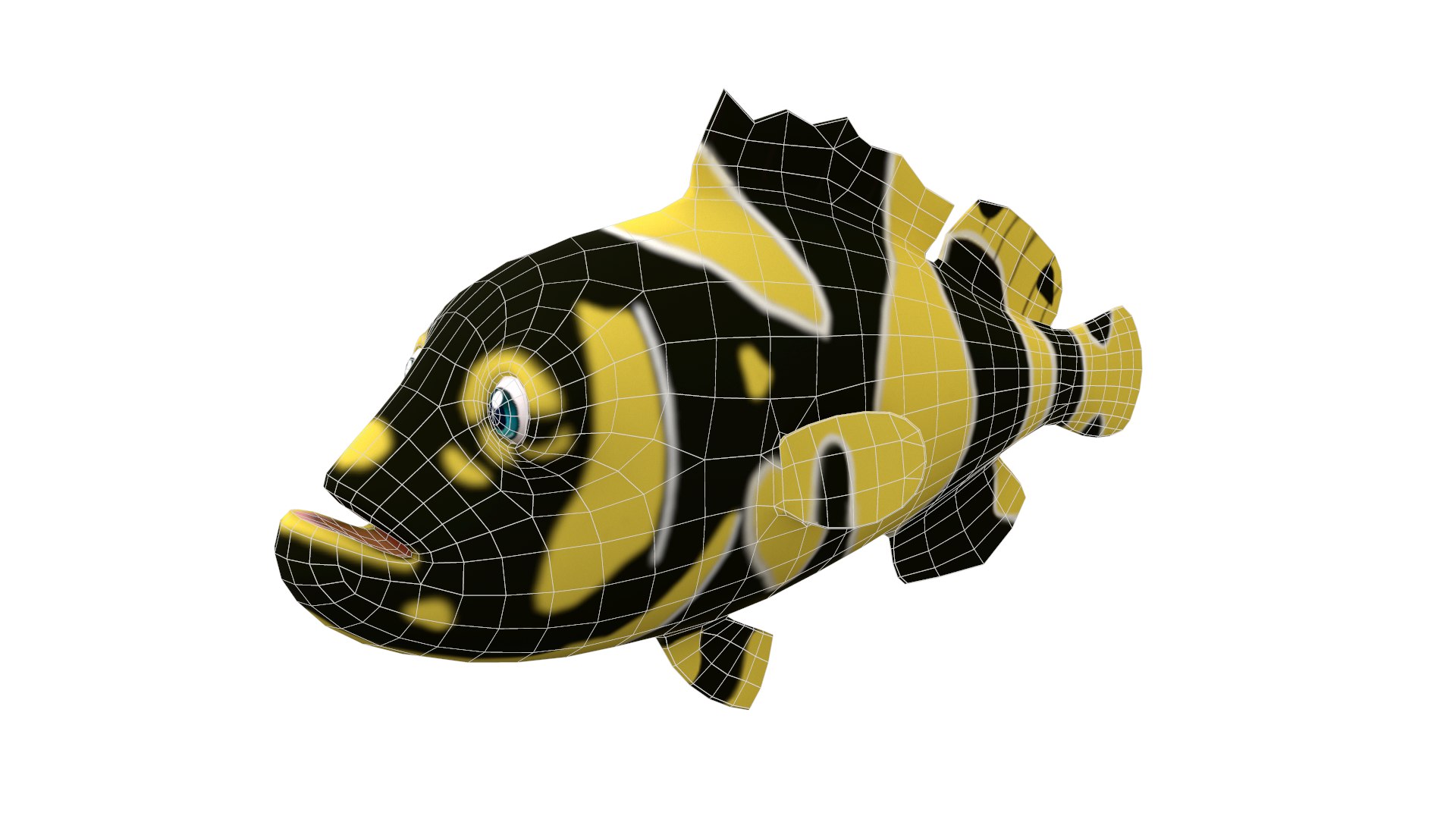 3D Gaint Grouper Fish Toon Model - TurboSquid 1586323