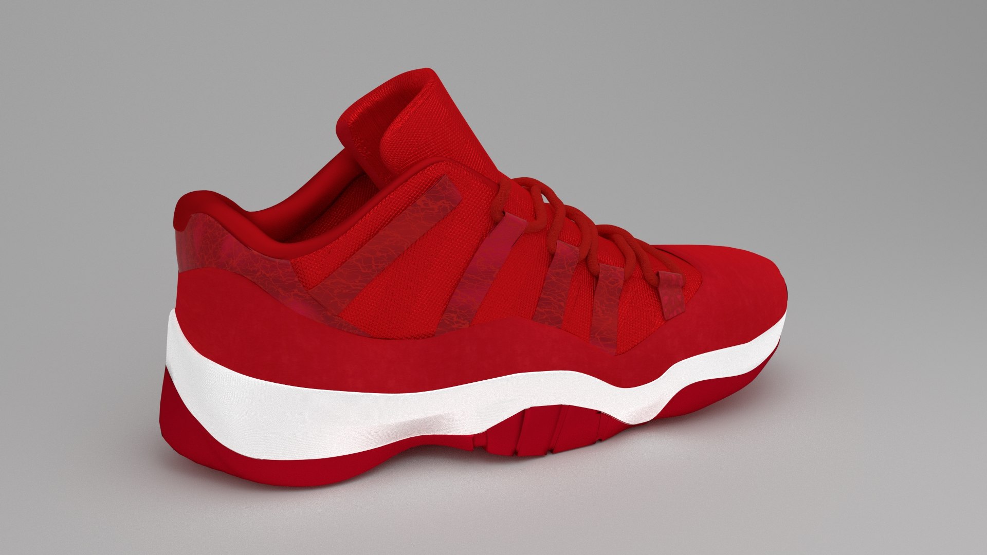 3d Air Jordan 11 Shoe Model