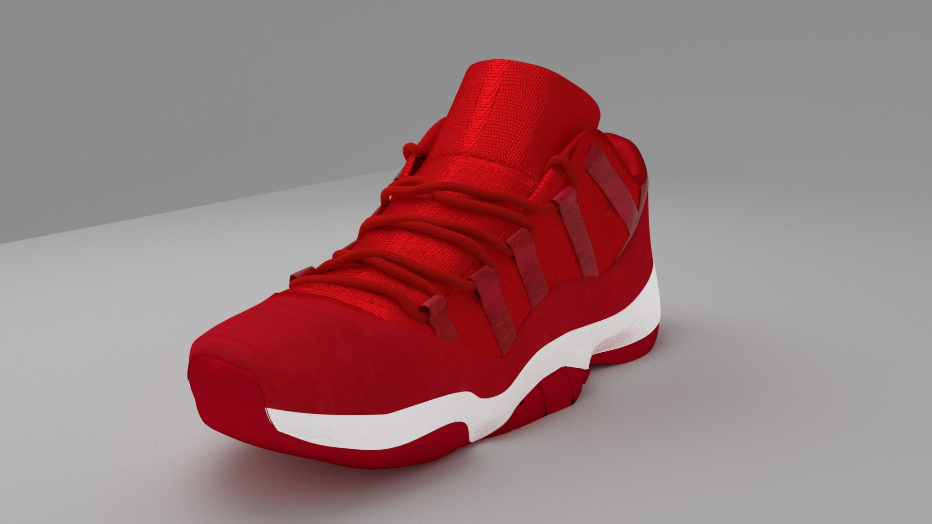3d Air Jordan 11 Shoe Model