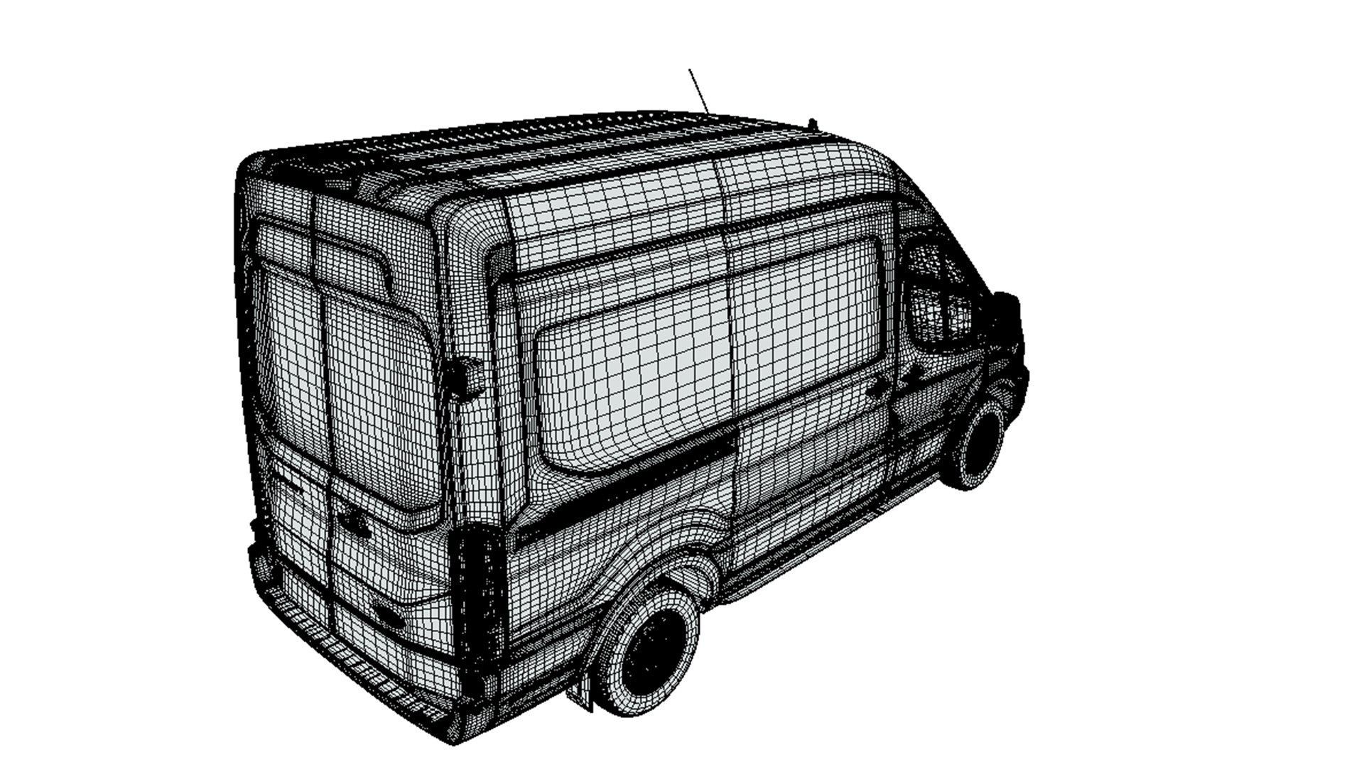 Ford Transit H3 390 L2 Model - TurboSquid 2261074