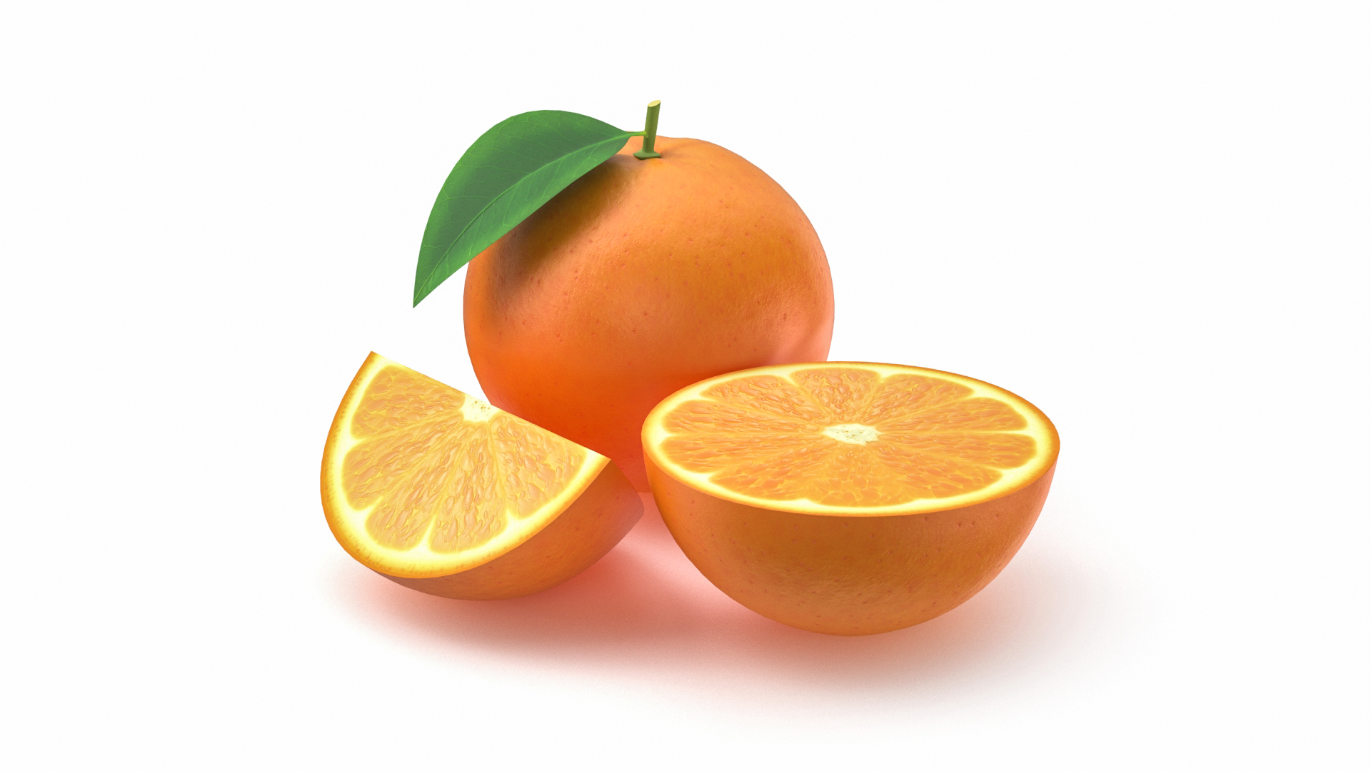 3D Model Orange Set - TurboSquid 2214524