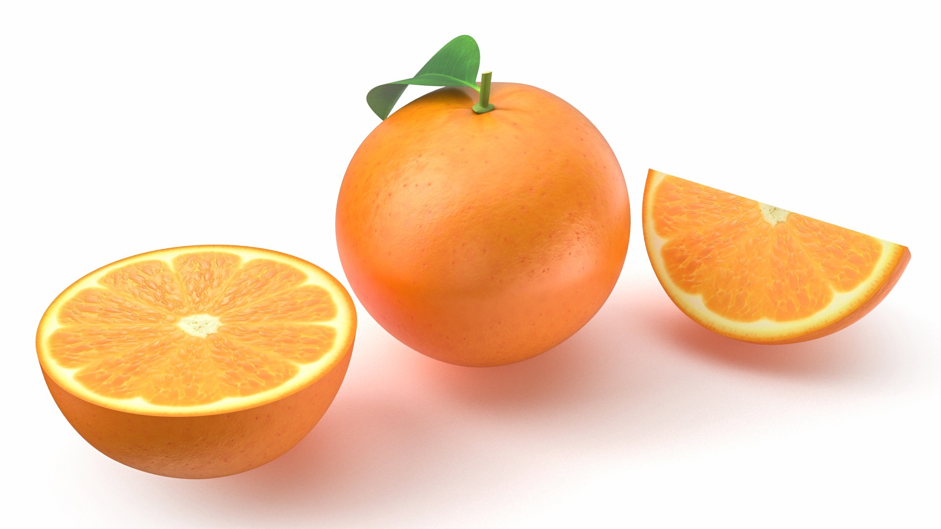 3D Model Orange Set - TurboSquid 2214524
