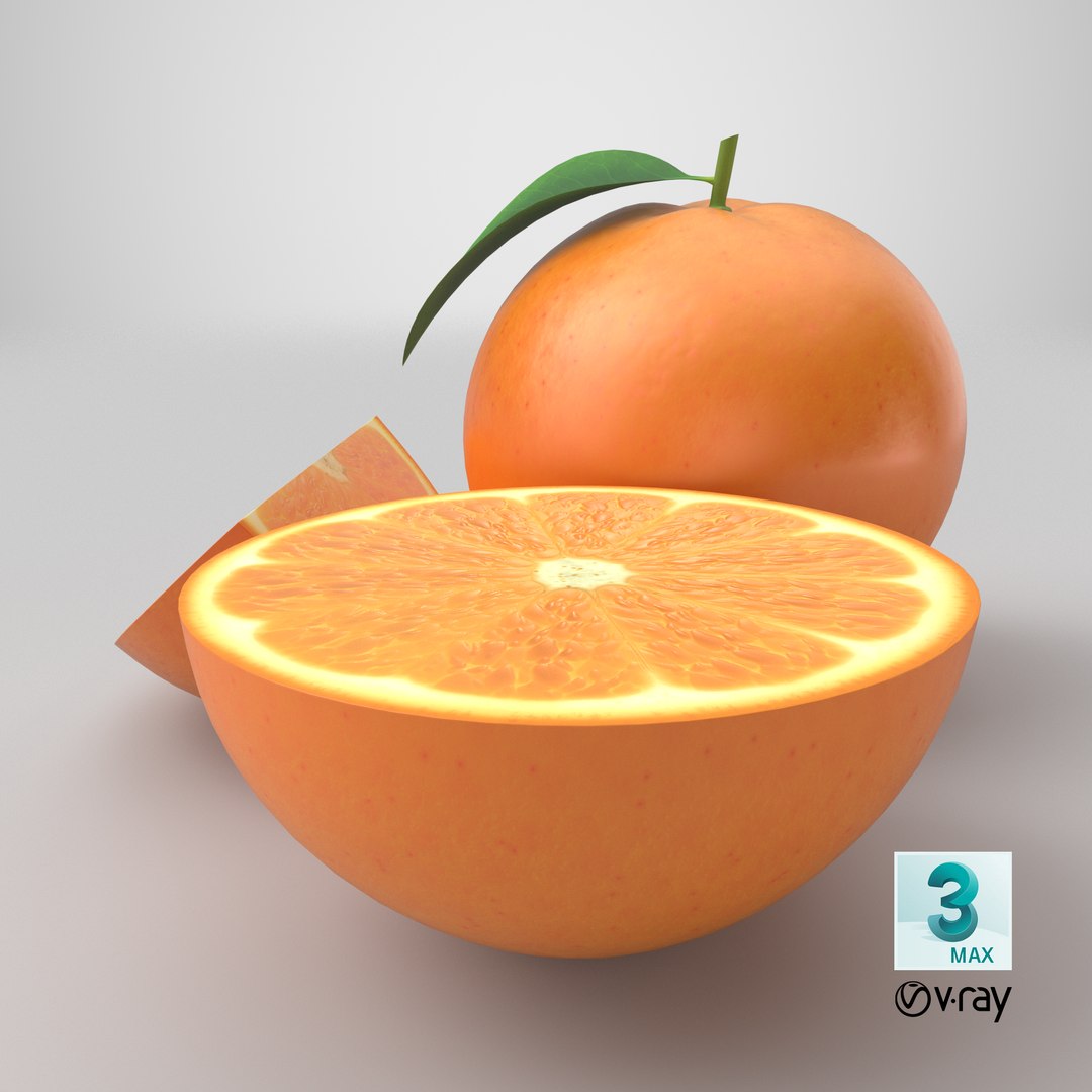 3D Model Orange Set - TurboSquid 2214524