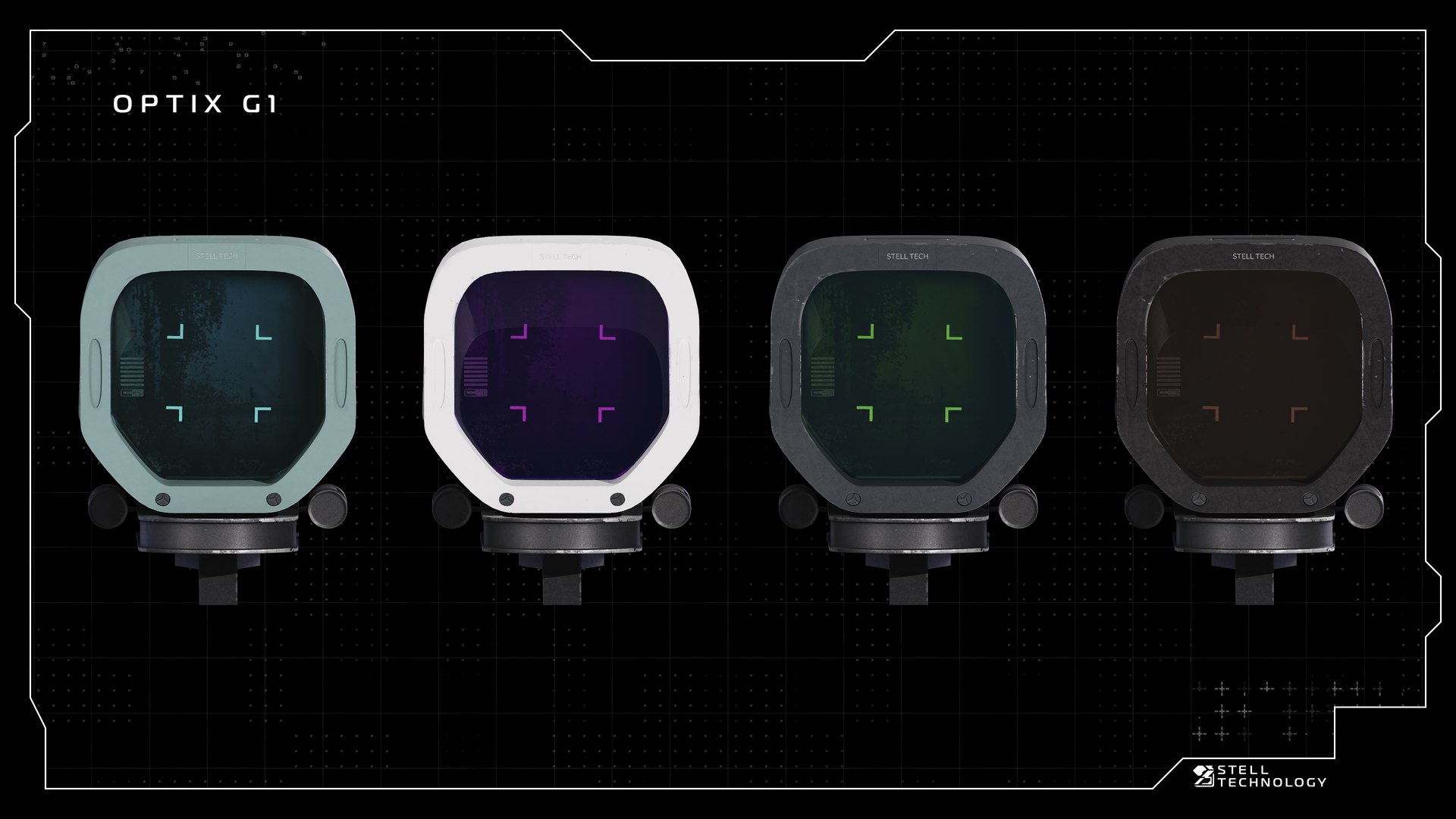 3D OPTIX G1 STELL TECH Model - TurboSquid 1887823