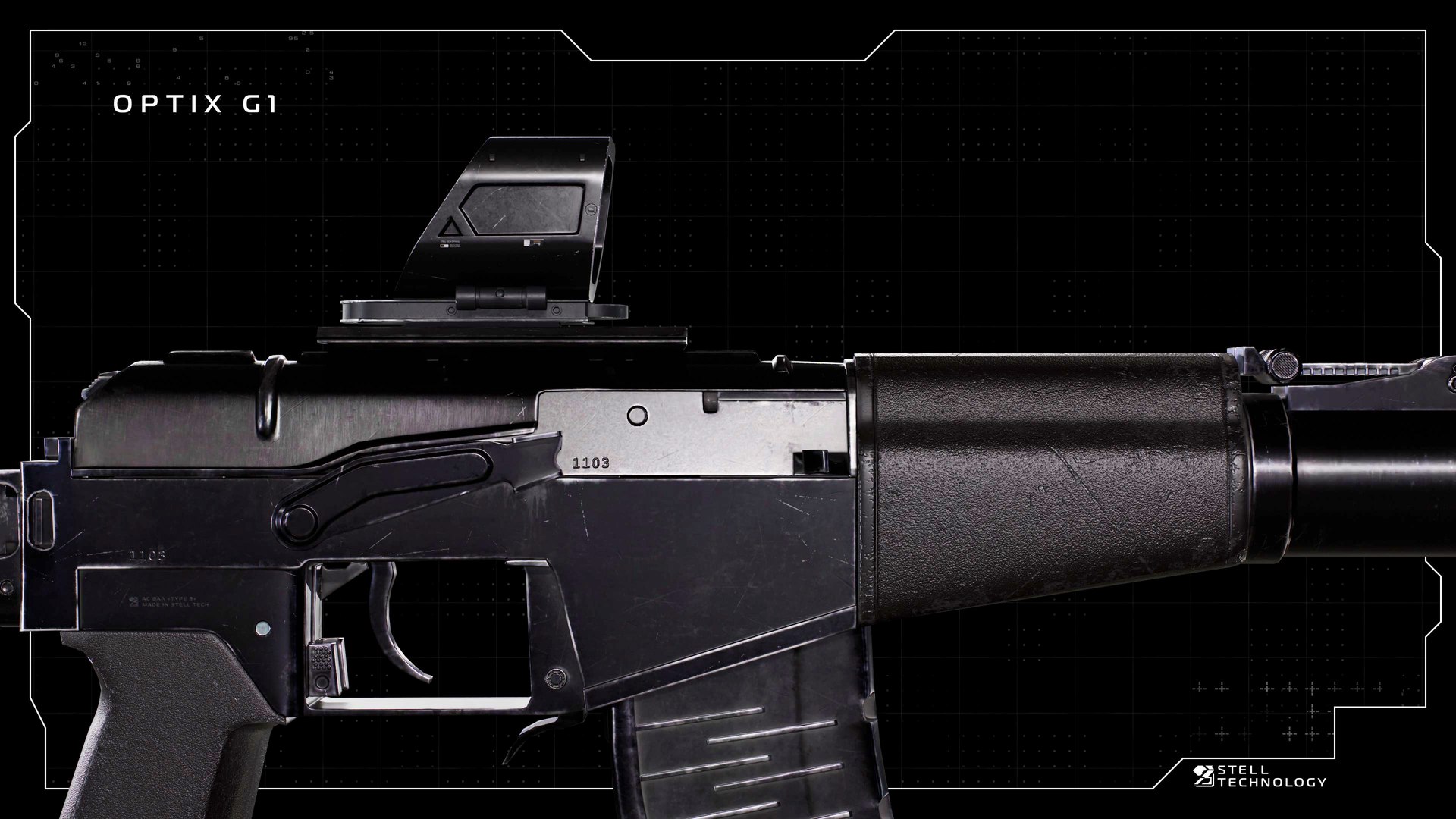 3D OPTIX G1 STELL TECH Model - TurboSquid 1887823