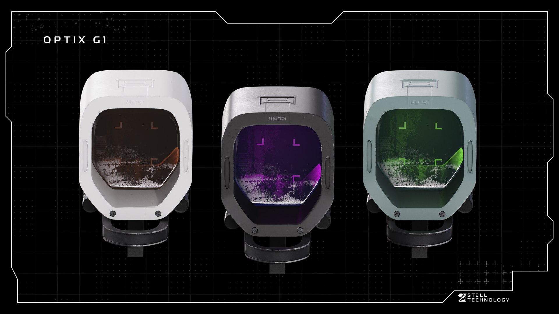 3D OPTIX G1 STELL TECH Model - TurboSquid 1887823