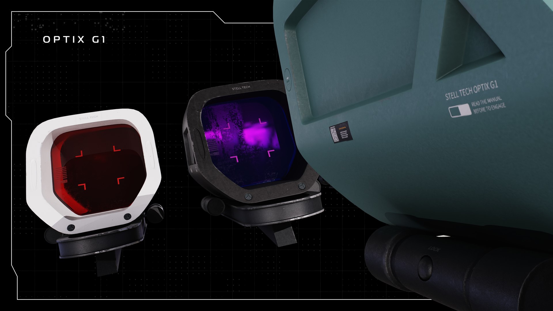 3D OPTIX G1 STELL TECH Model - TurboSquid 1887823