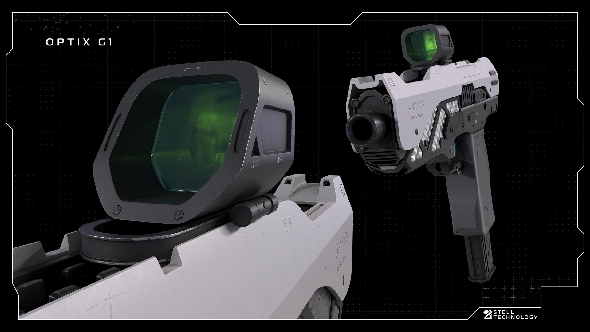 3D OPTIX G1 STELL TECH Model - TurboSquid 1887823