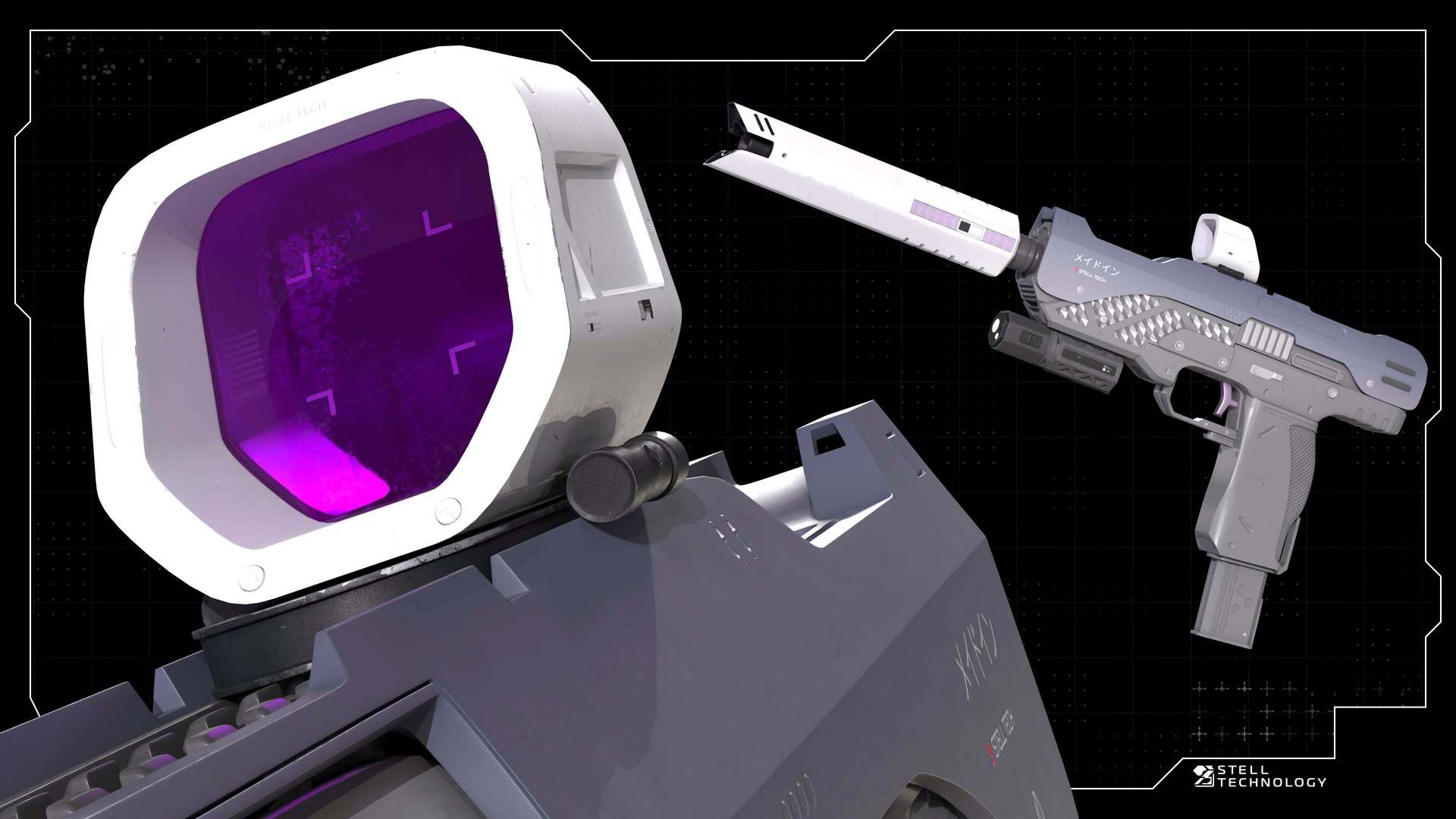 3D OPTIX G1 STELL TECH Model - TurboSquid 1887823