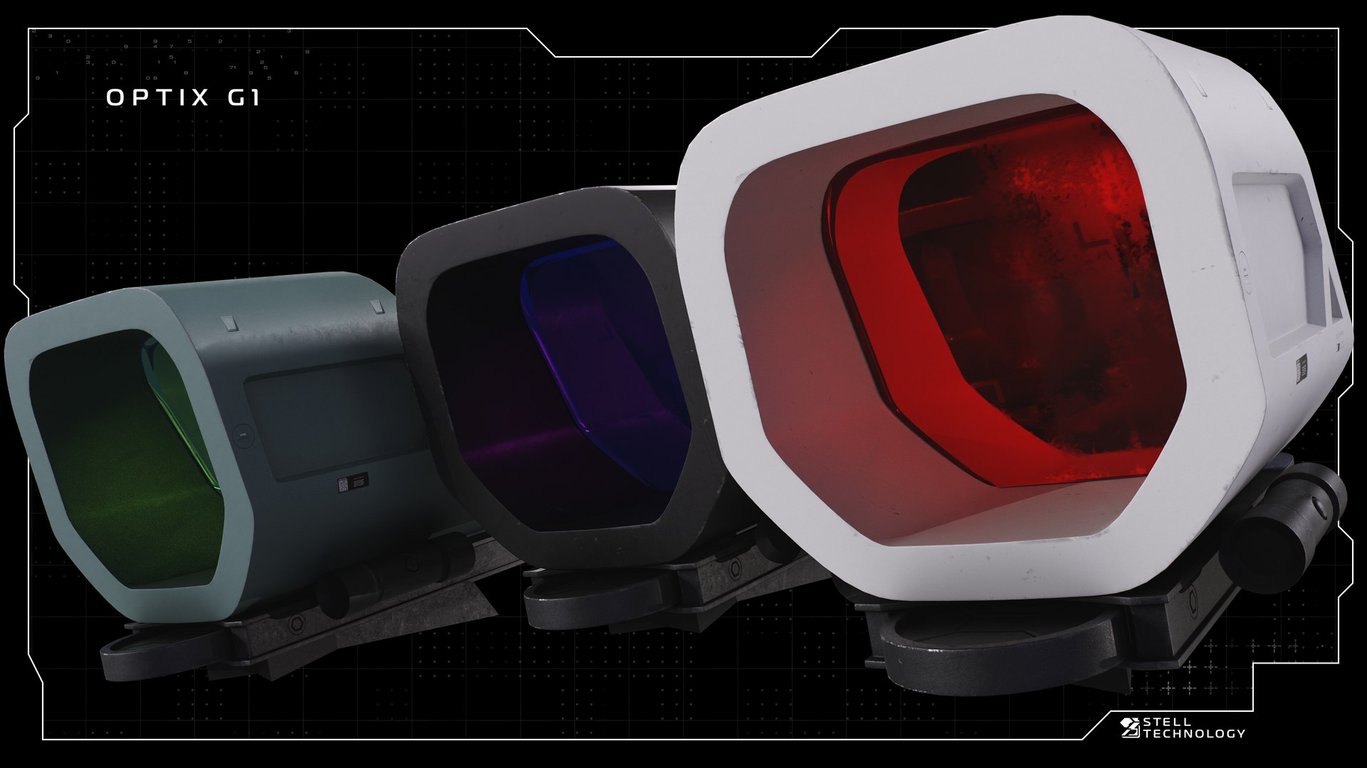 3D OPTIX G1 STELL TECH Model - TurboSquid 1887823