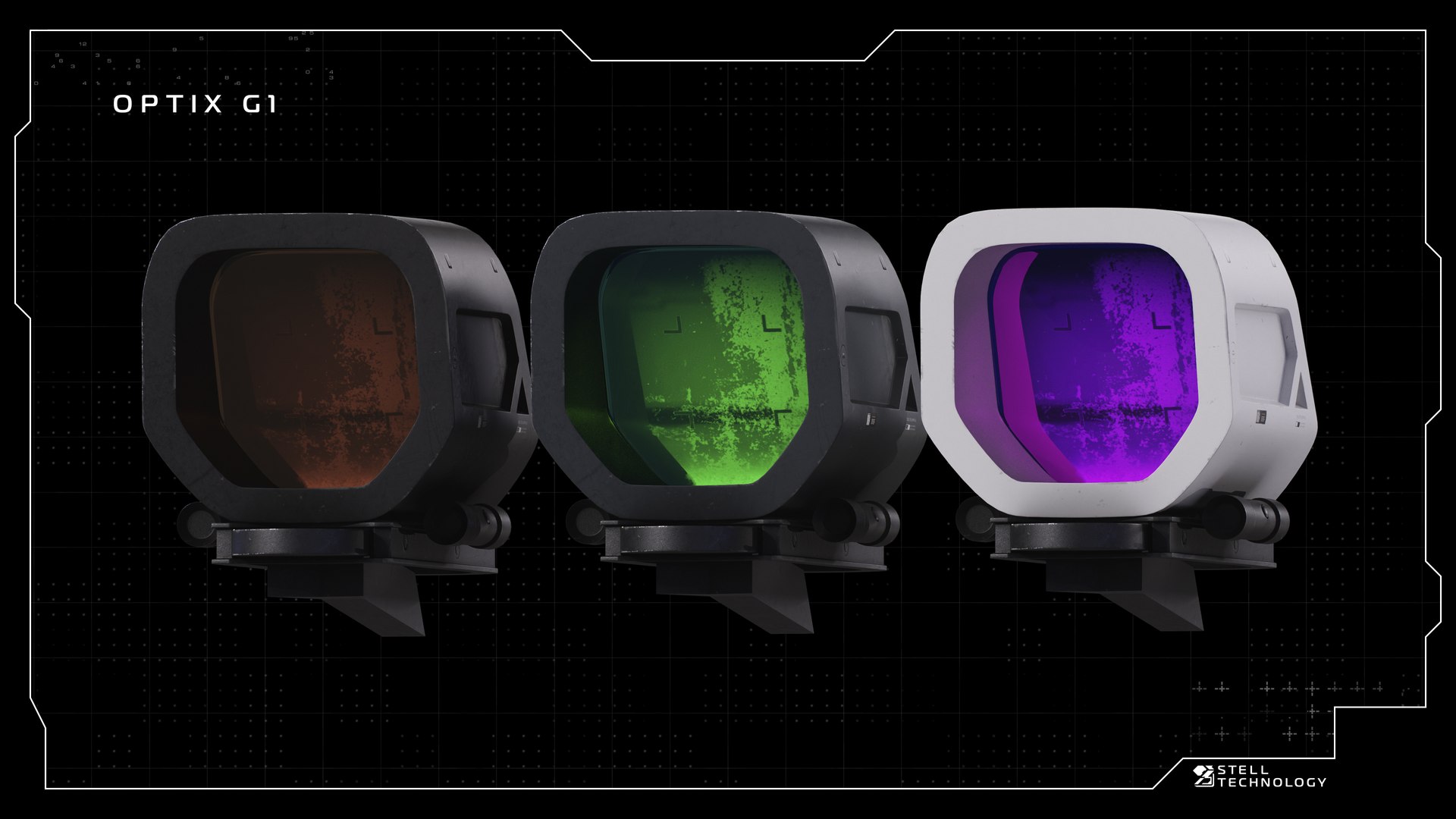 3D OPTIX G1 STELL TECH Model - TurboSquid 1887823