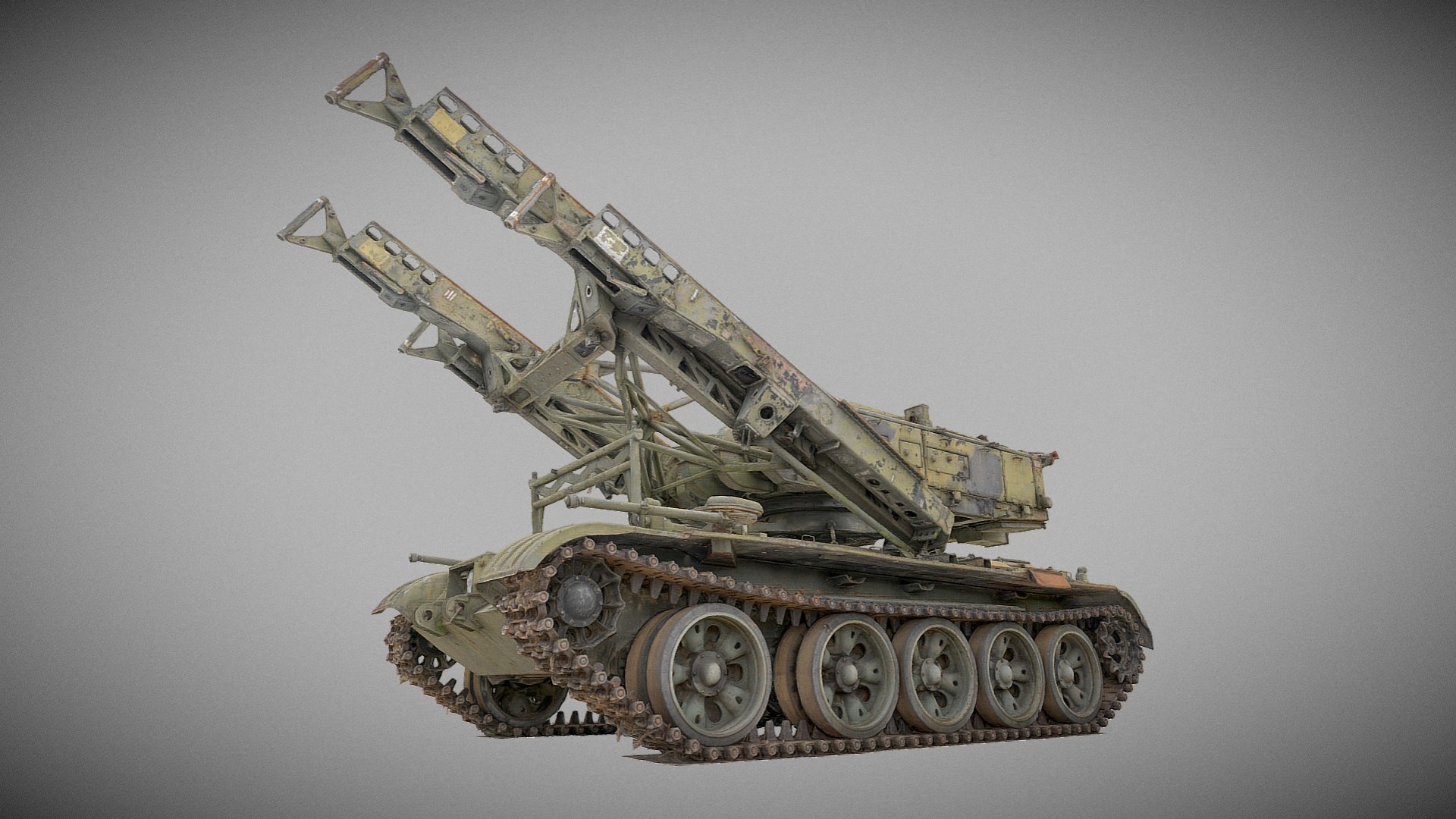 3D Self-Propelled Rocket Launcher S-125 Newa 01 Model - TurboSquid 2338389