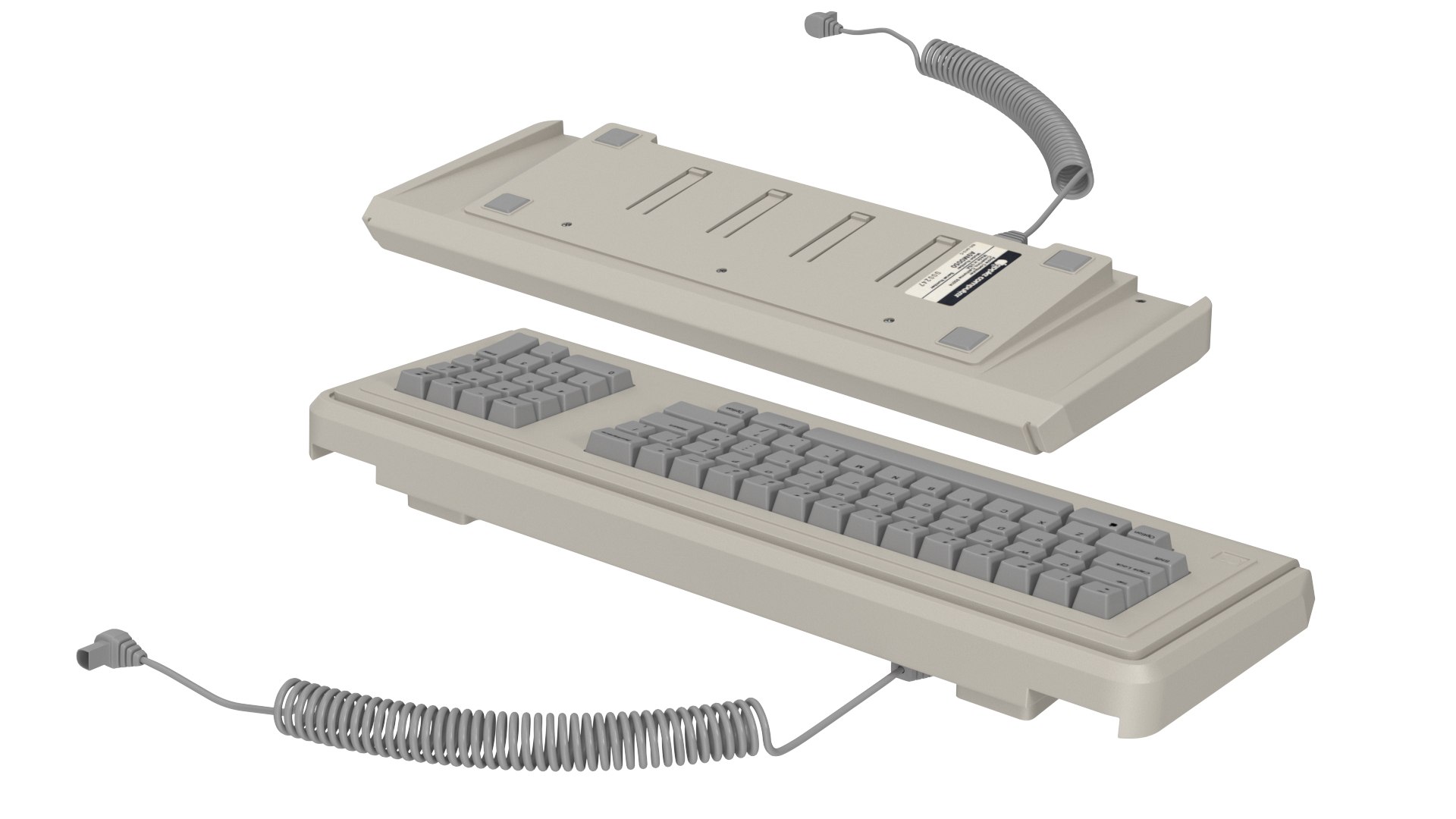 Vintage Apple Personal Computer Lisa With Keyboard And Mouse Model ...