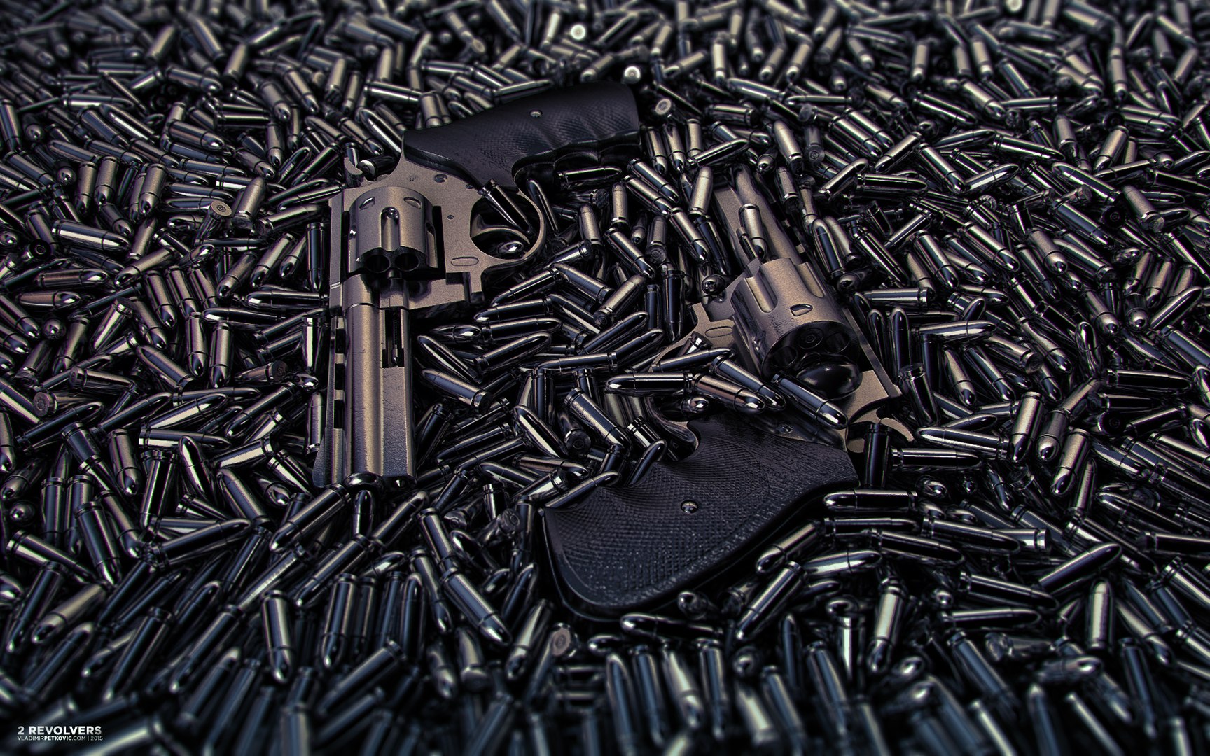 Colt Anaconda Revolver 3d C4d