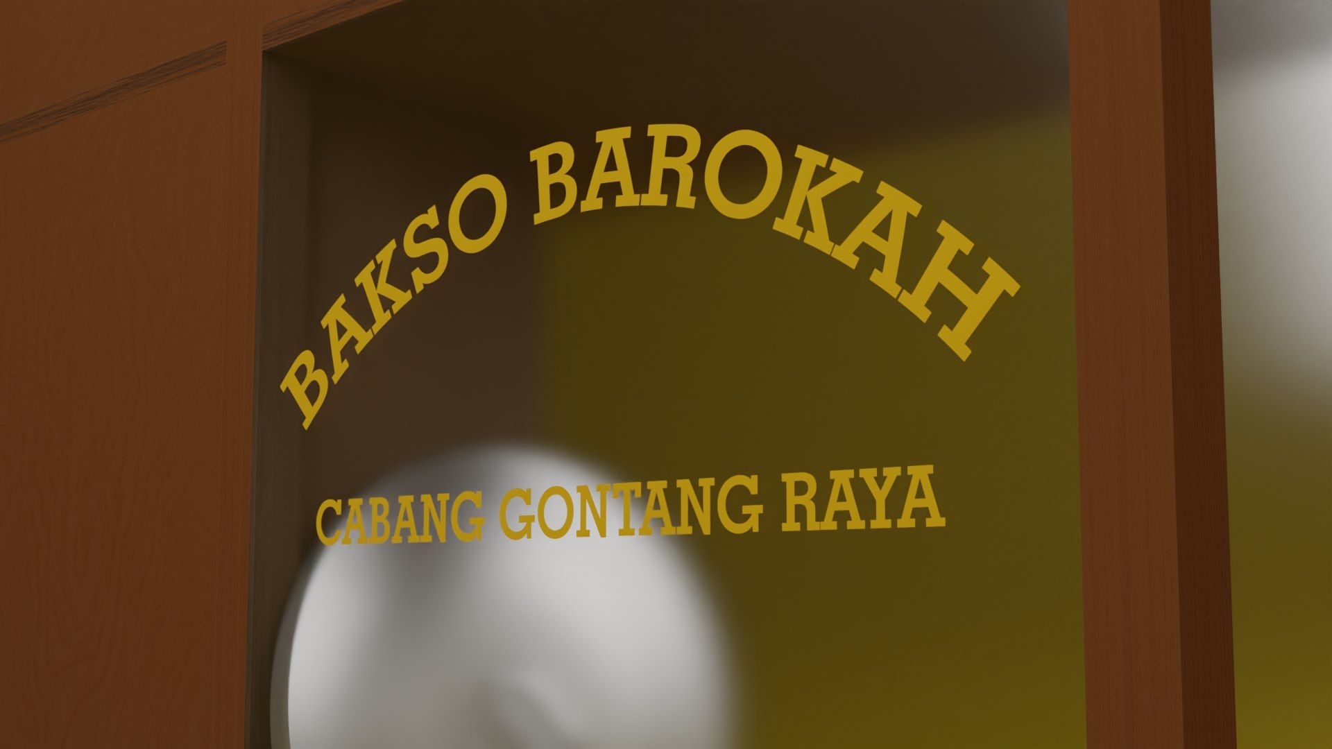 3D Gerobak Bakso Food Cart Model - TurboSquid 1959804