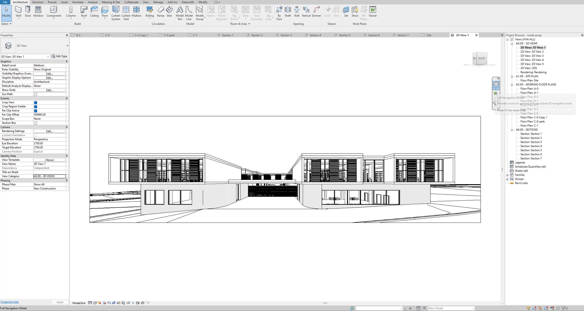 High School Building Revit Project 3D model 3D - TurboSquid 2083913