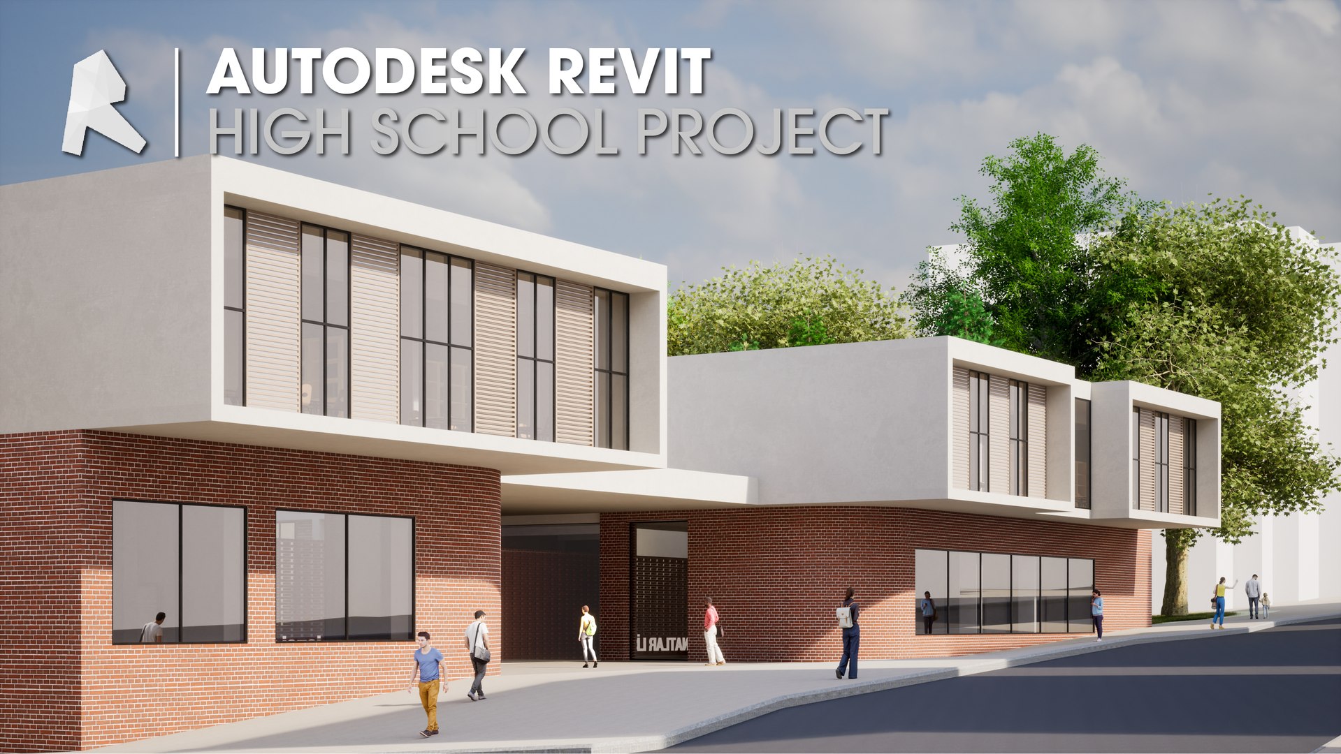 High School Building Revit Project 3D model 3D - TurboSquid 2083913