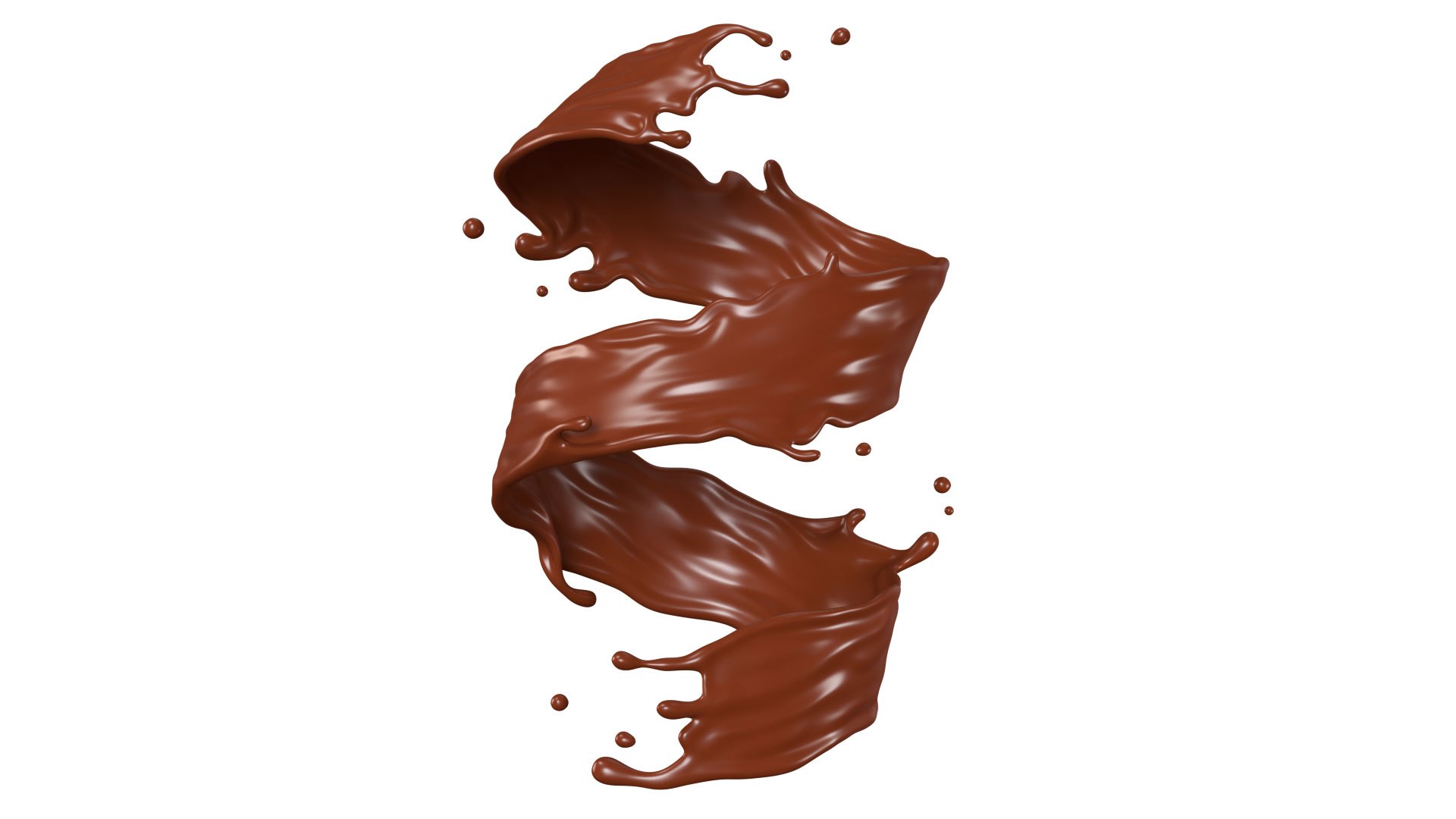 3D Chocolate Splash 30 Model - TurboSquid 2177978