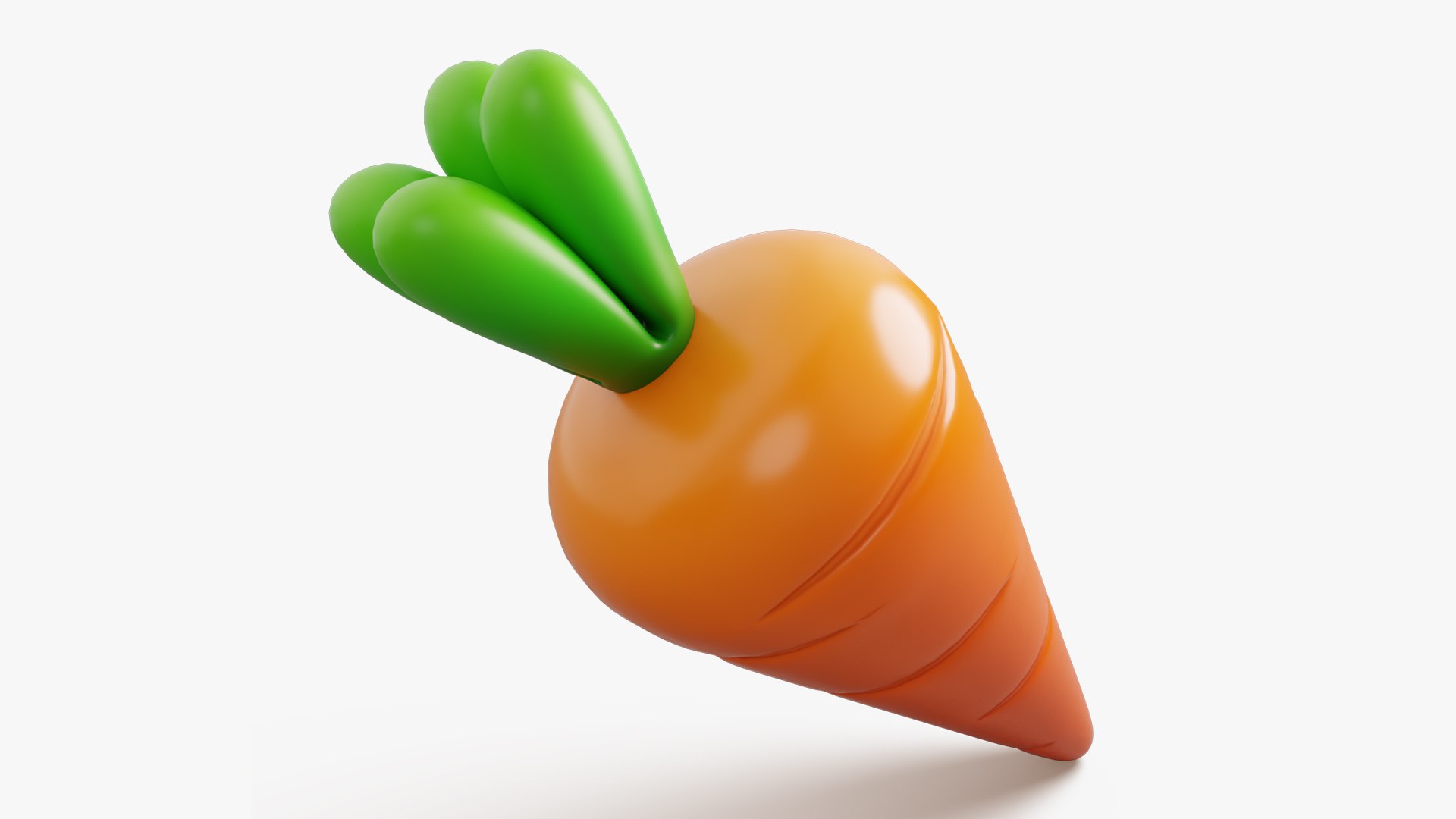 3D Stylized Carrot - TurboSquid 2400798