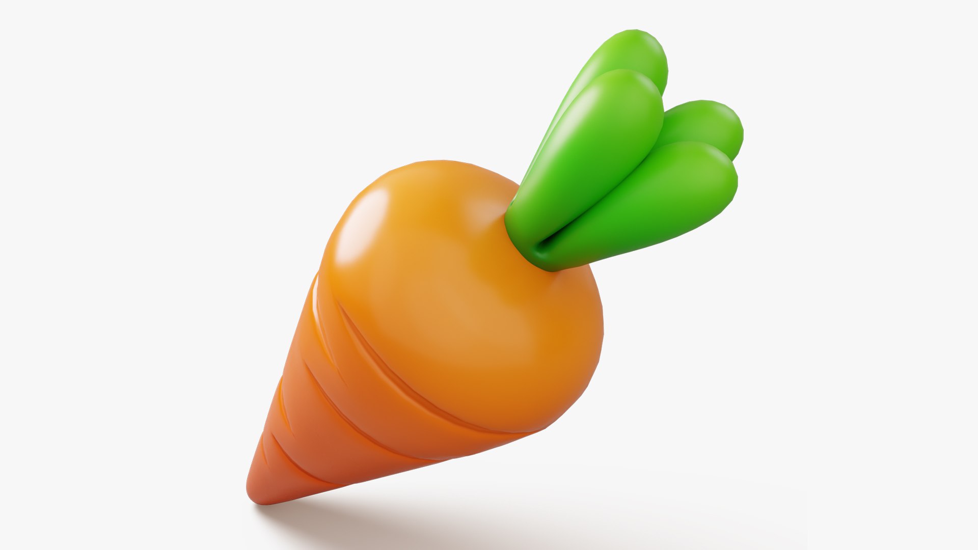 3D Stylized Carrot - TurboSquid 2400798