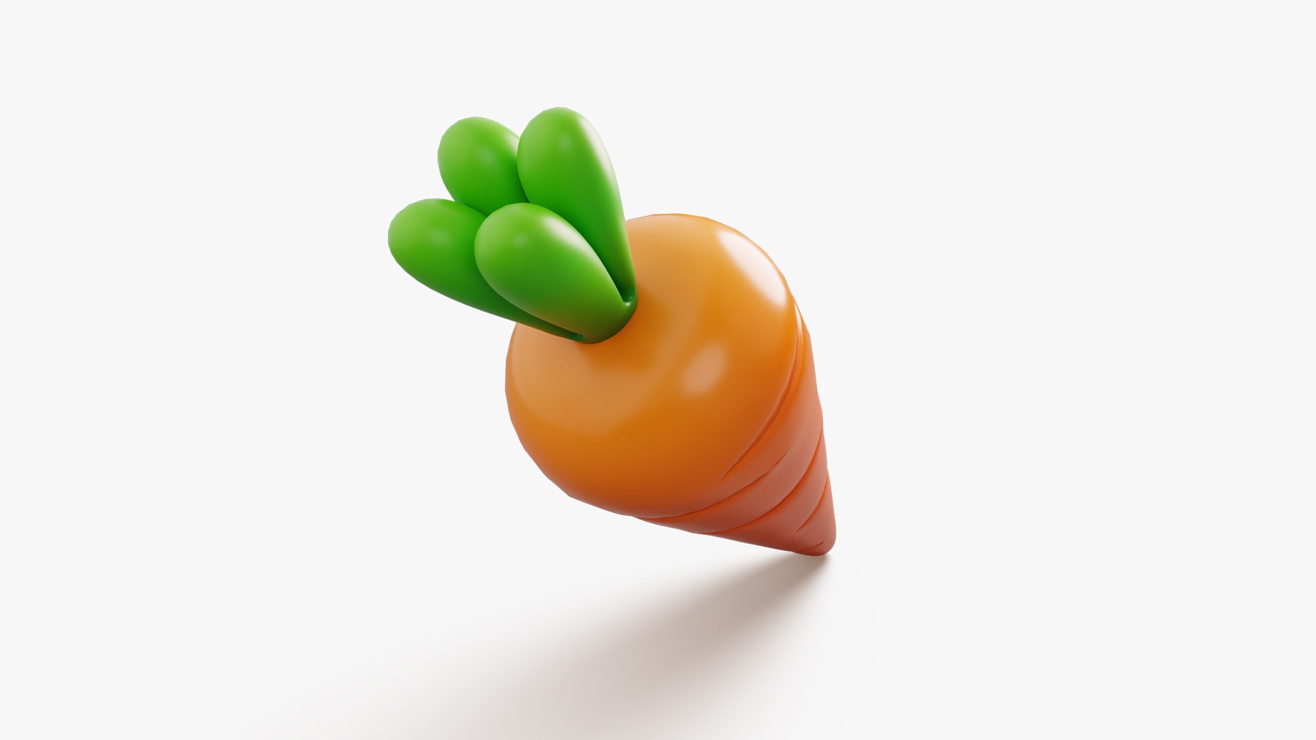 3D Stylized Carrot - TurboSquid 2400798