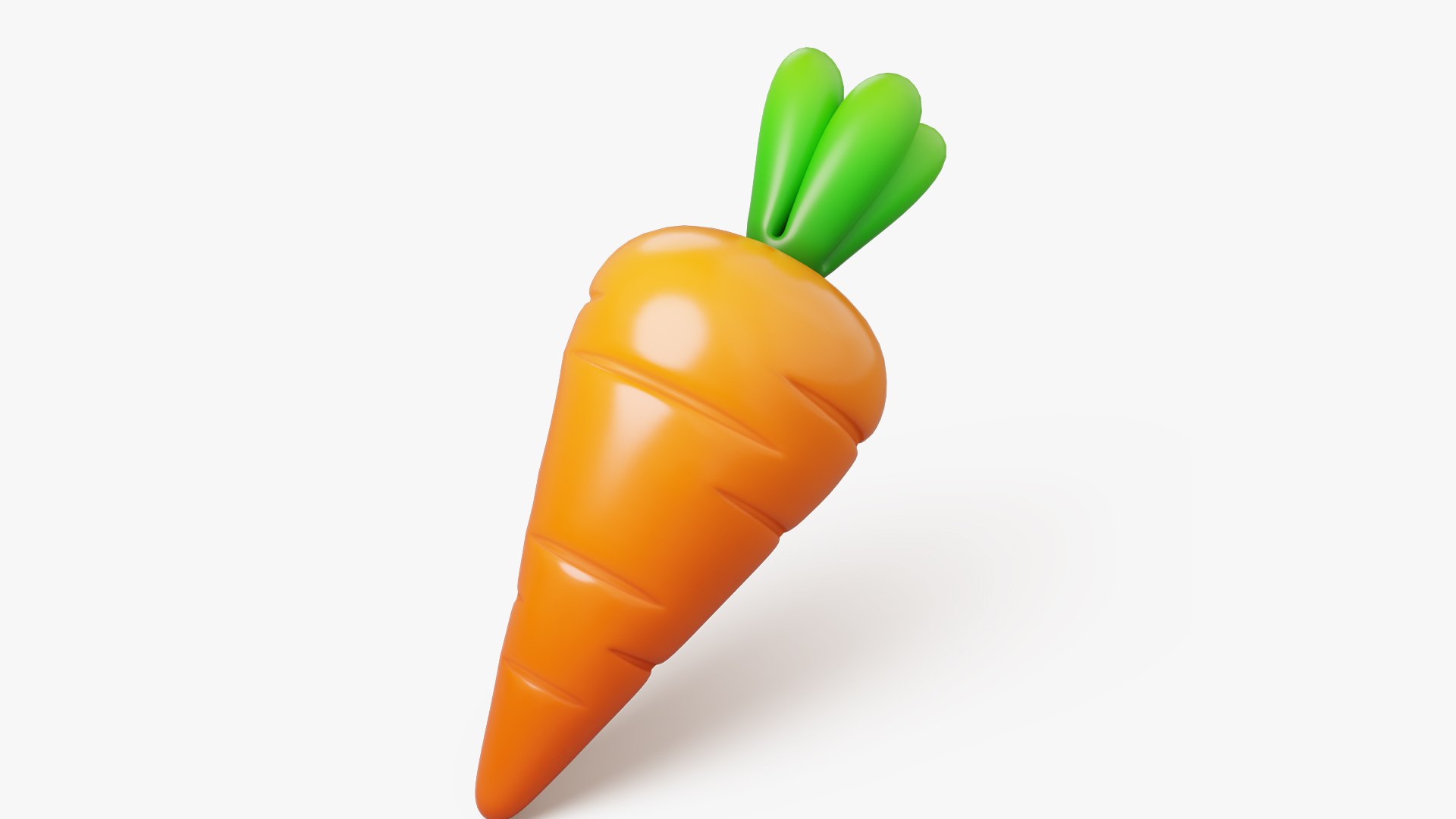 3D Stylized Carrot - TurboSquid 2400798