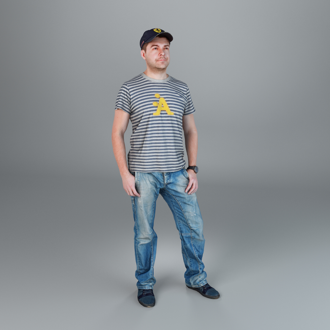 3ds max human man male