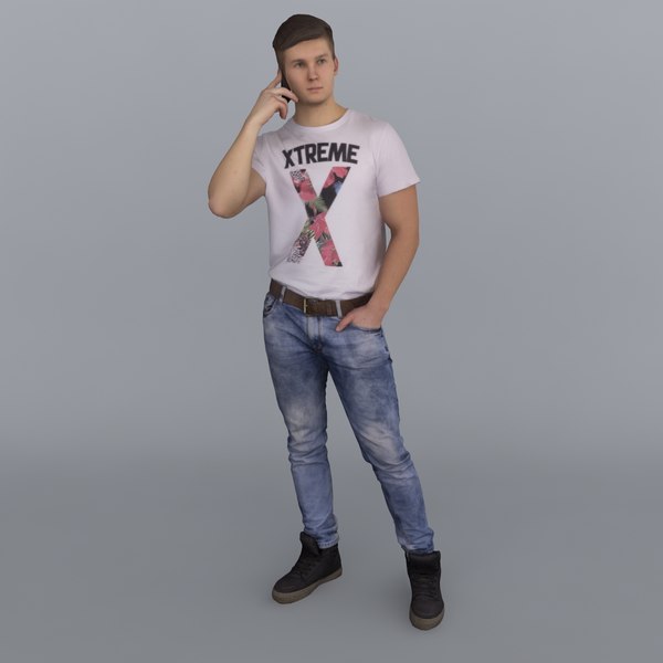 3ds max human man male