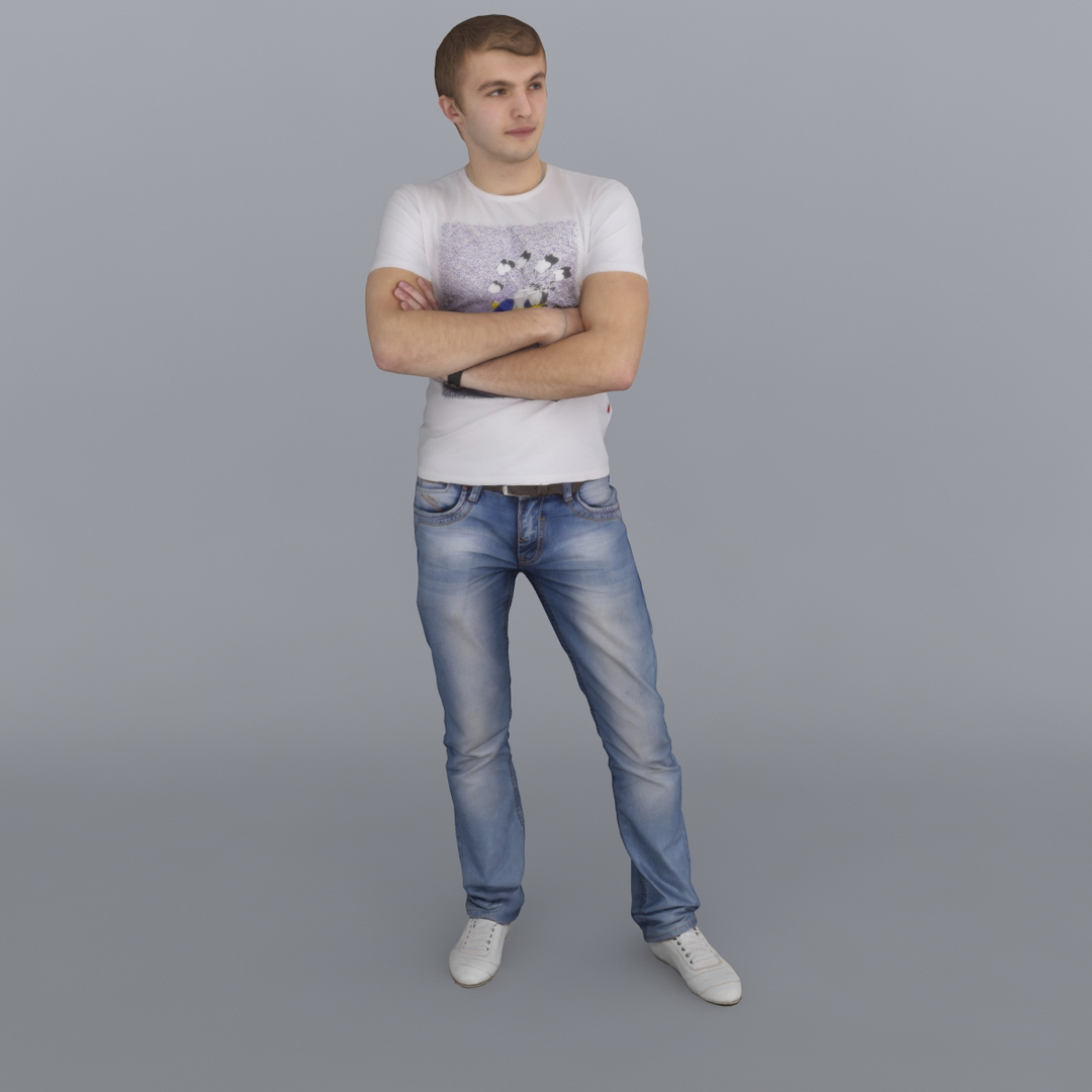 3ds max human man male