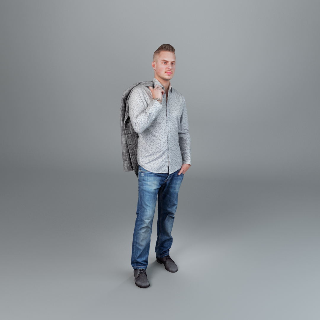 3ds max human man male