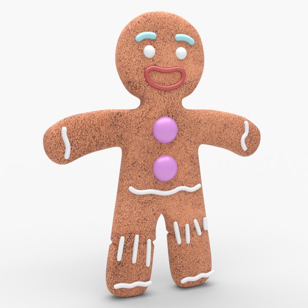 modelo 3d Hombre de jengibre - Shrek - TurboSquid 2397726
