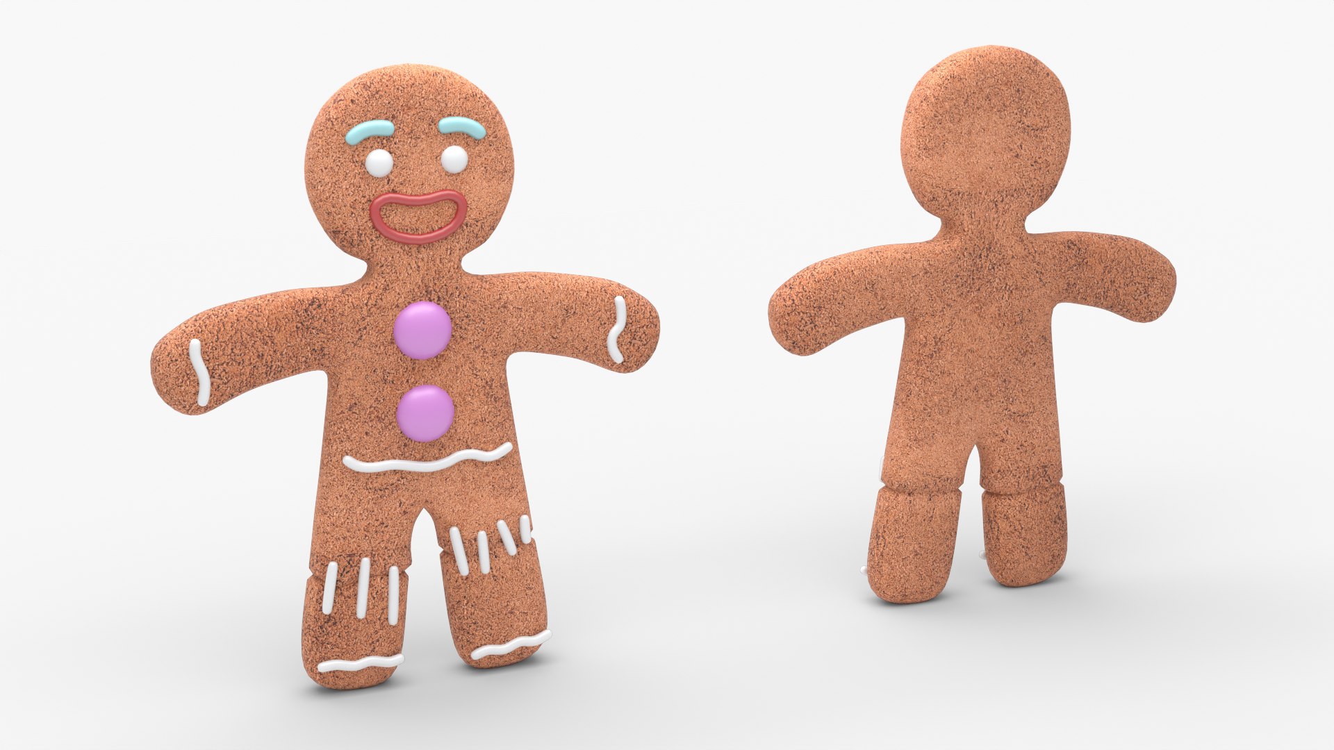3D Gingerbread Man - Shrek - TurboSquid 2397726
