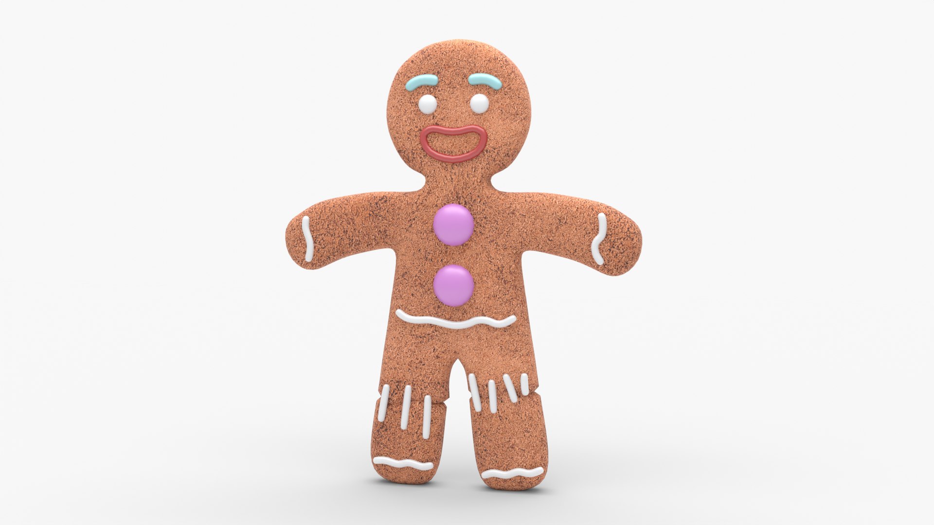 3D Gingerbread Man - Shrek - TurboSquid 2397726