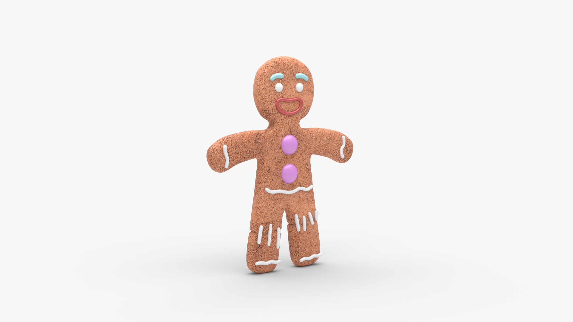 3D Gingerbread Man - Shrek - TurboSquid 2397726