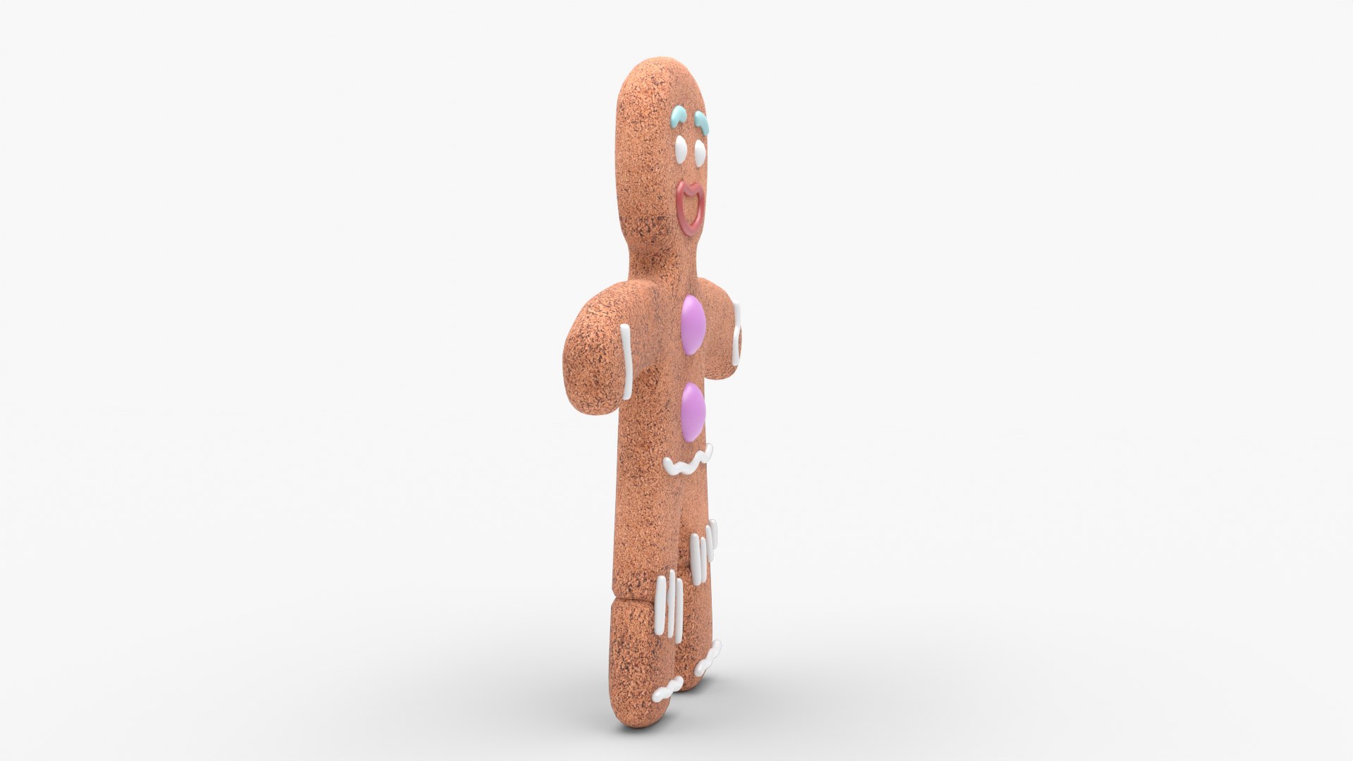 3D Gingerbread Man - Shrek - TurboSquid 2397726