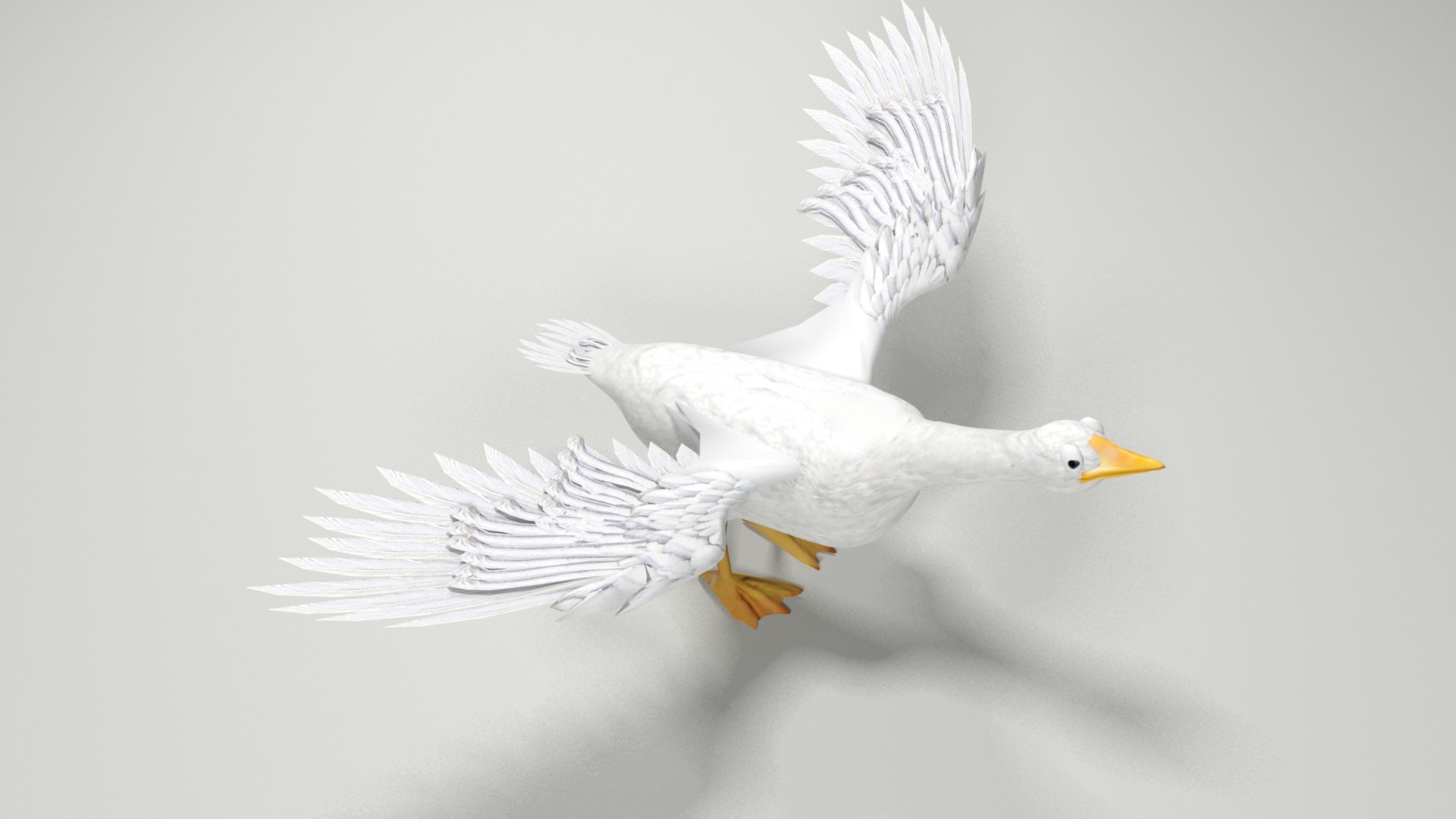 Farm Goose Model - TurboSquid 1368943
