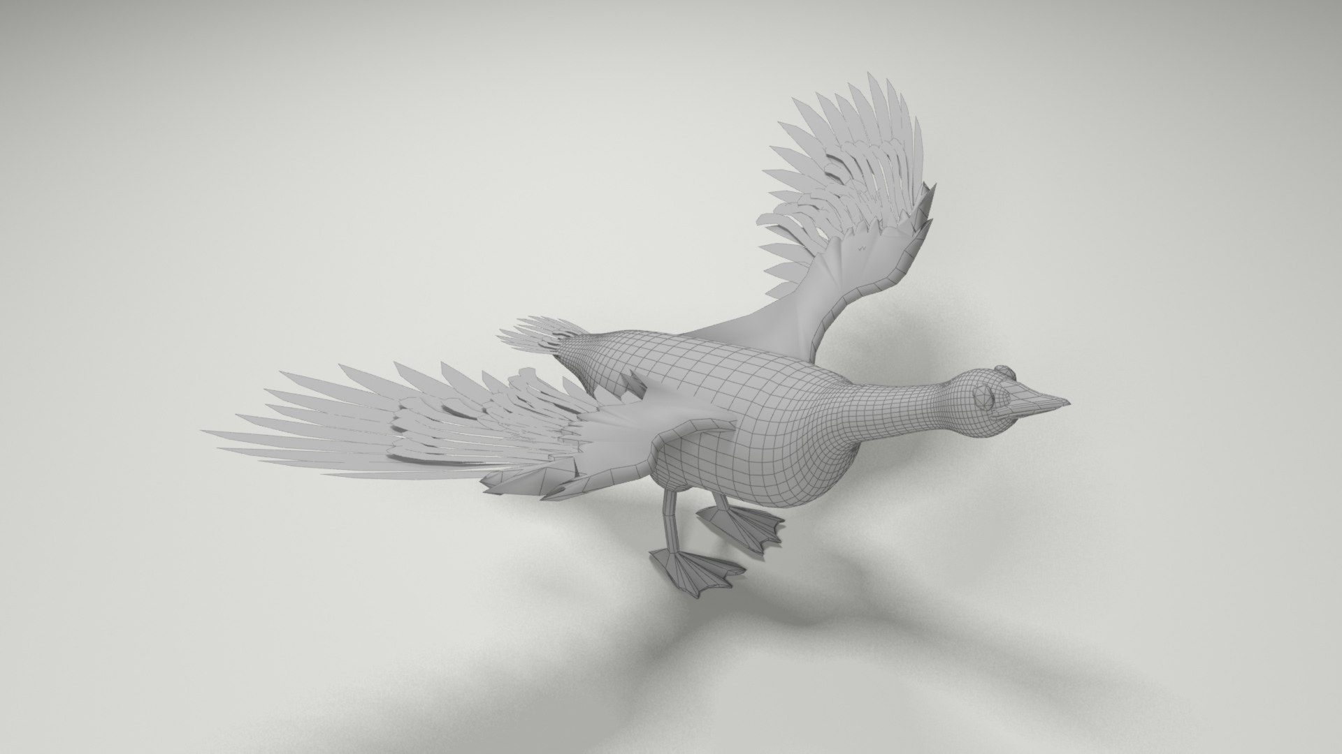 Farm Goose Model - TurboSquid 1368943