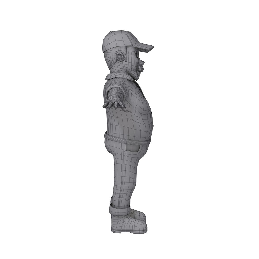 Lumberjack Cartoon 3D Model - TurboSquid 1648034