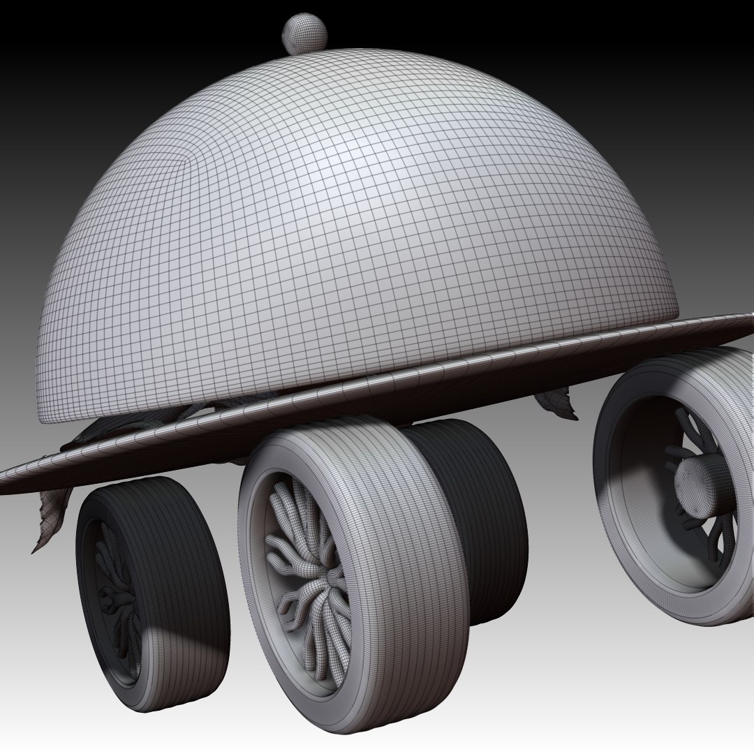 Food Delivery Logo 3d Model