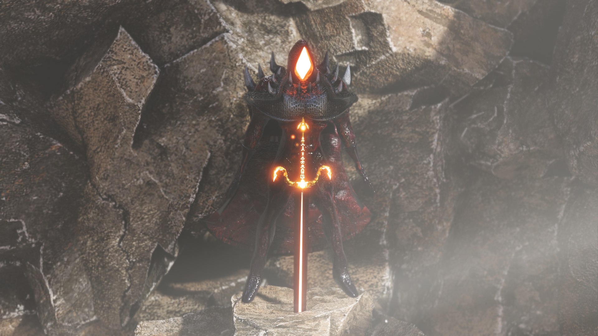 3D Legendary Blood Knight With Sword - TurboSquid 1970969